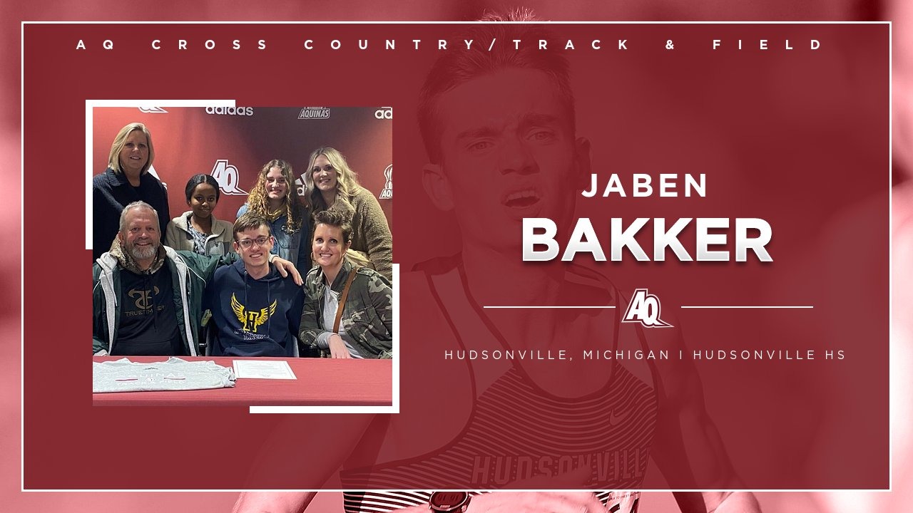 AQ Men's XC/TF Adds Jaben Bakker to Recruiting Class - Aquinas College