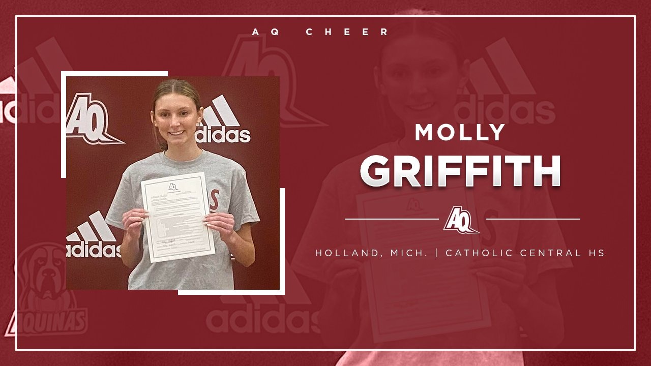 AQ Cheer Announces Signing of Molly Griffith - Aquinas College