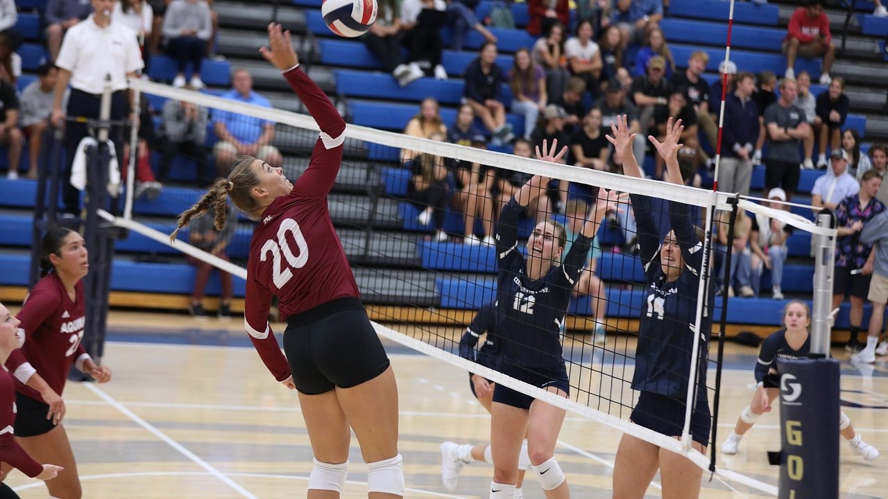 (RV) Saints Continue Winning Ways With Sweep at Rival Cornerstone - Aquinas College