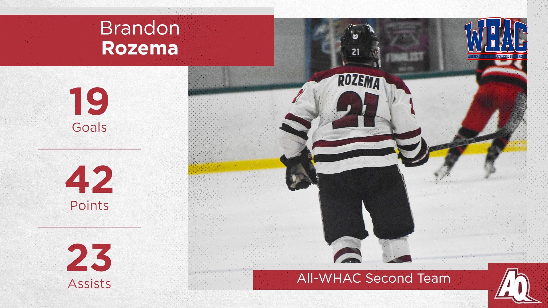 Brandon Rozema Garners Second Team All-Conference Honors - Aquinas College