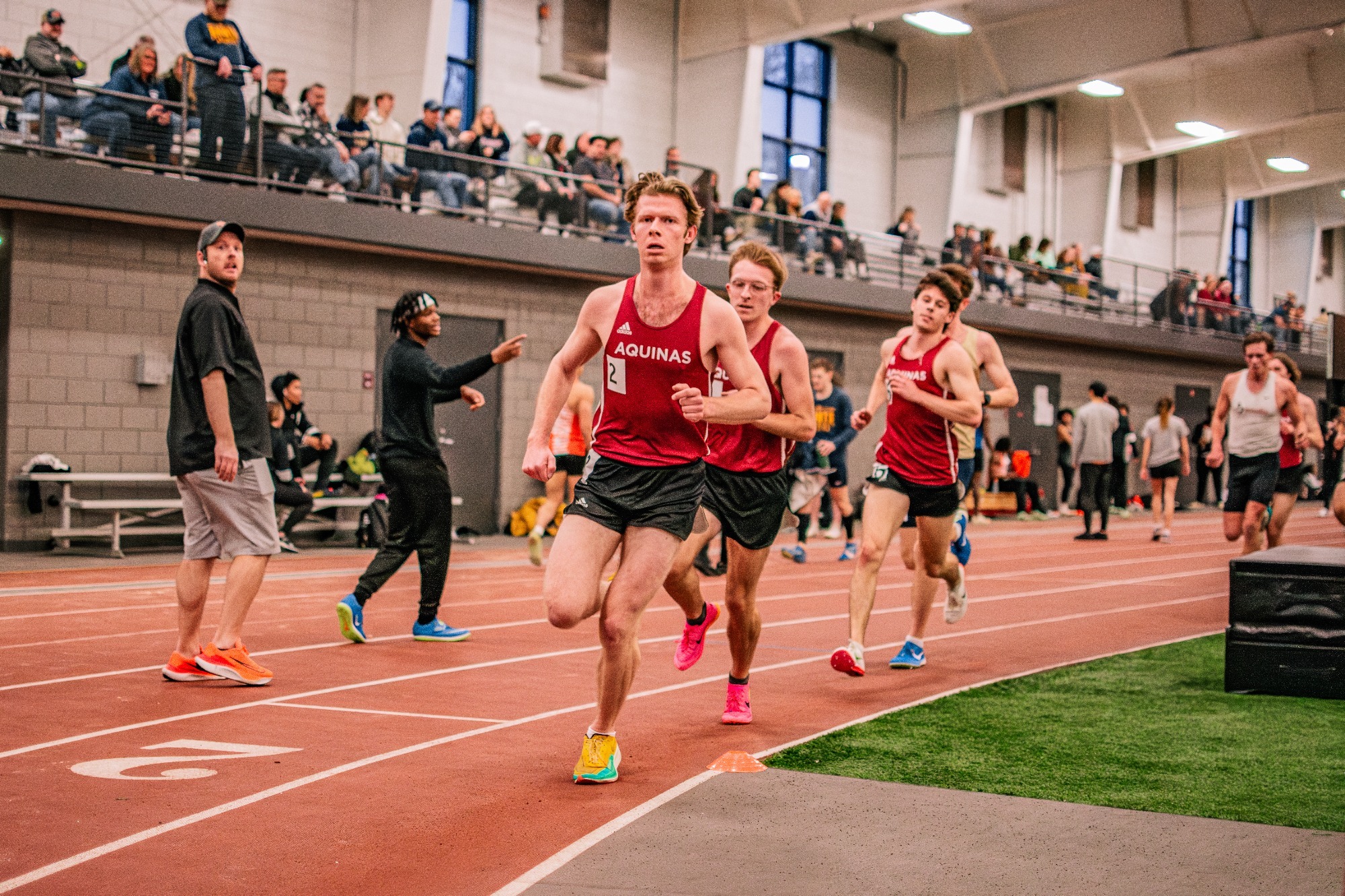 Saints Tie for Third Place at Indoor Championships - Aquinas College