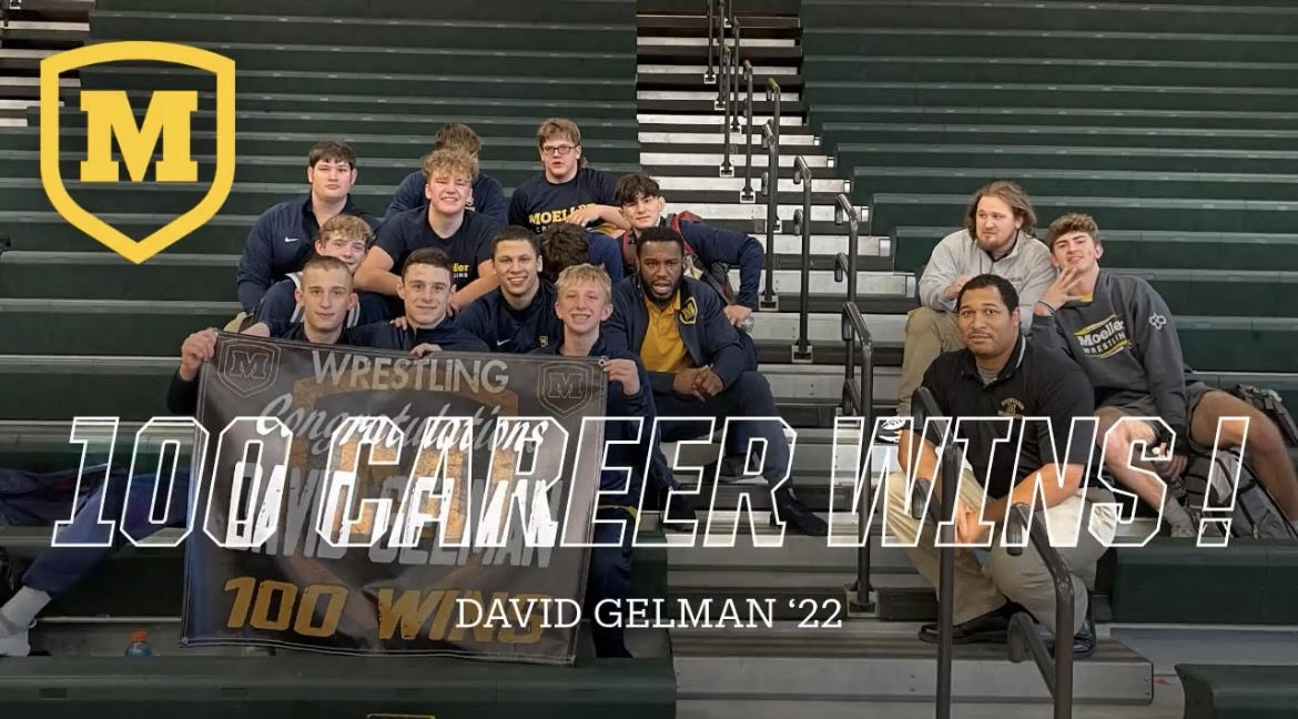 David Gelman '22 picks up win #100 - Archbishop Moeller Crusaders Athletics