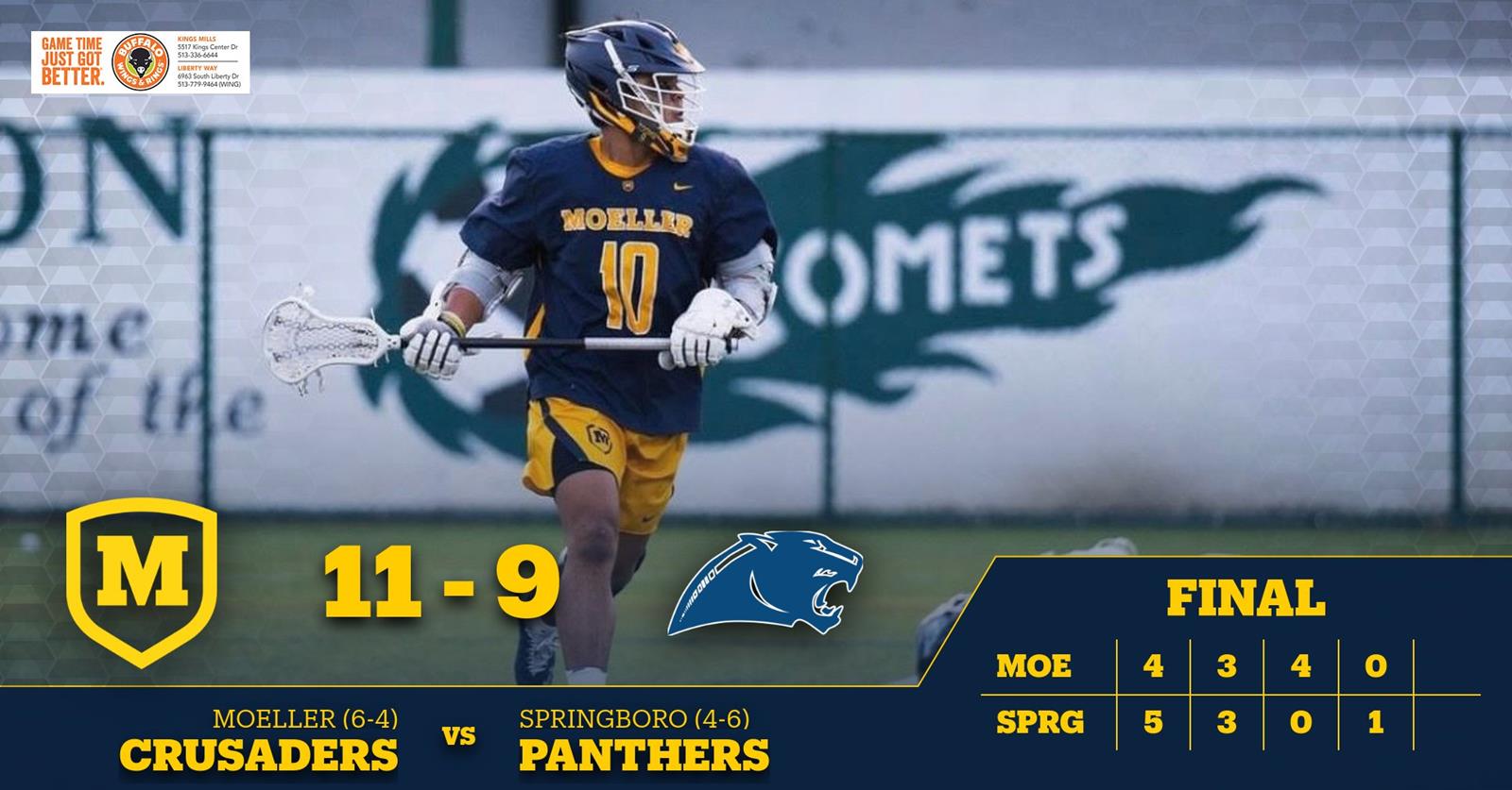 Lacrosse uses big 2nd half to beat Springboro - Archbishop Moeller ...