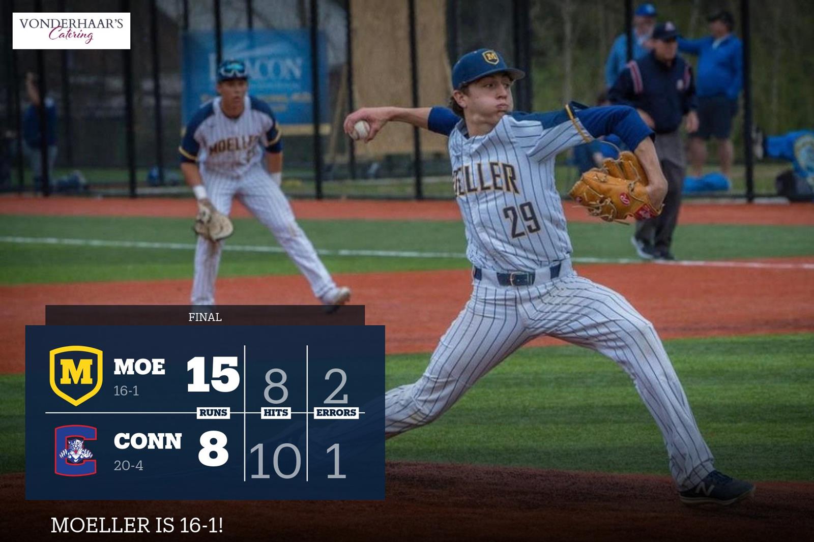 Big Moe knocks of Conner - Archbishop Moeller Crusaders Athletics