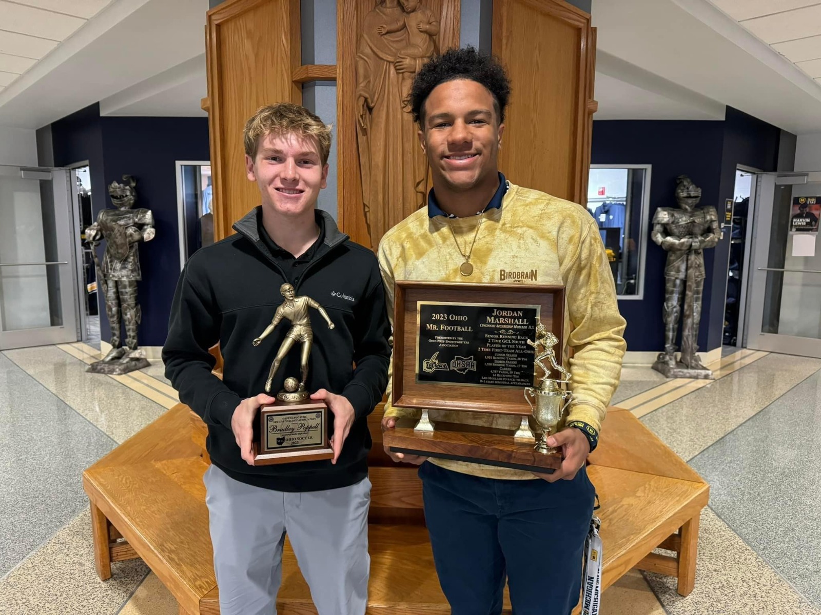 Moeller High School takes home Mr. Ohio honors in football and soccer ...