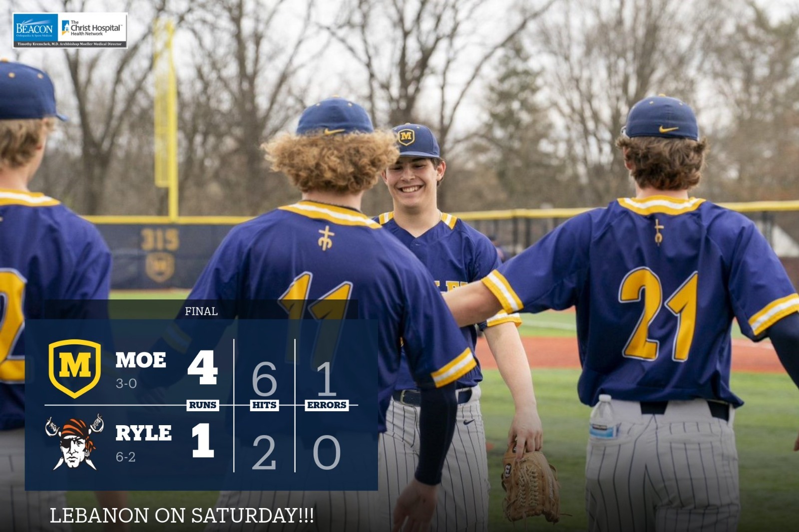 #1 Moeller Baseball is (3-0) to start 2023 - Archbishop Moeller ...