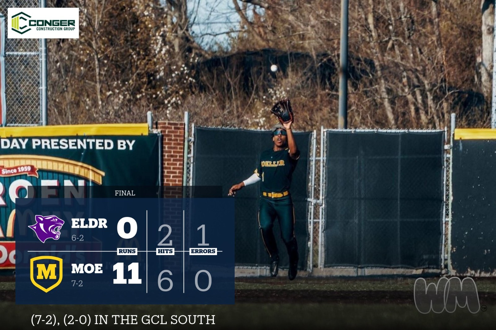 Big Moe shuts out Elder at Kremchek Stadium - Archbishop Moeller ...