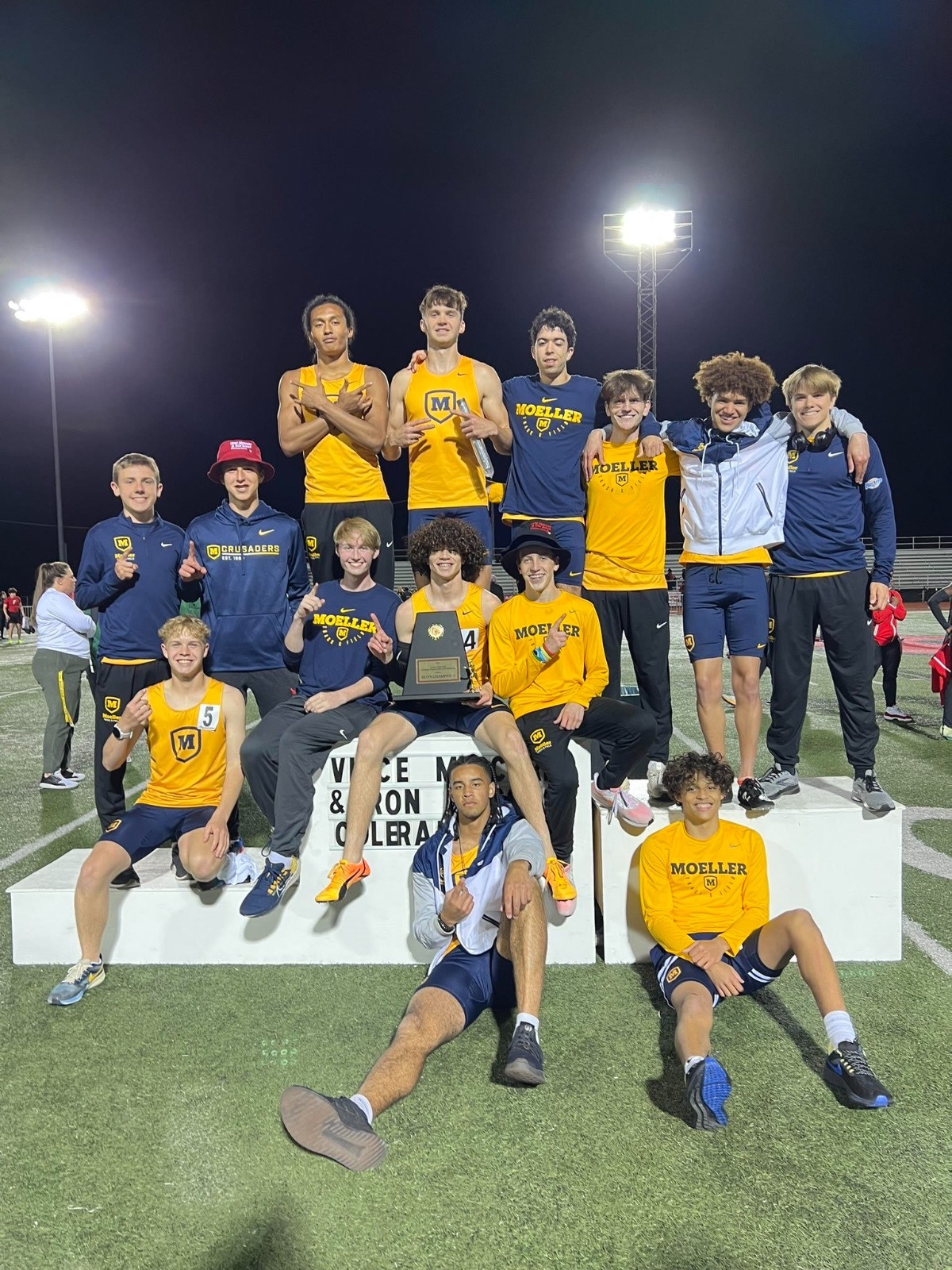 Moeller T&F stays hot taking 1st at the Colerain Invite - Archbishop ...