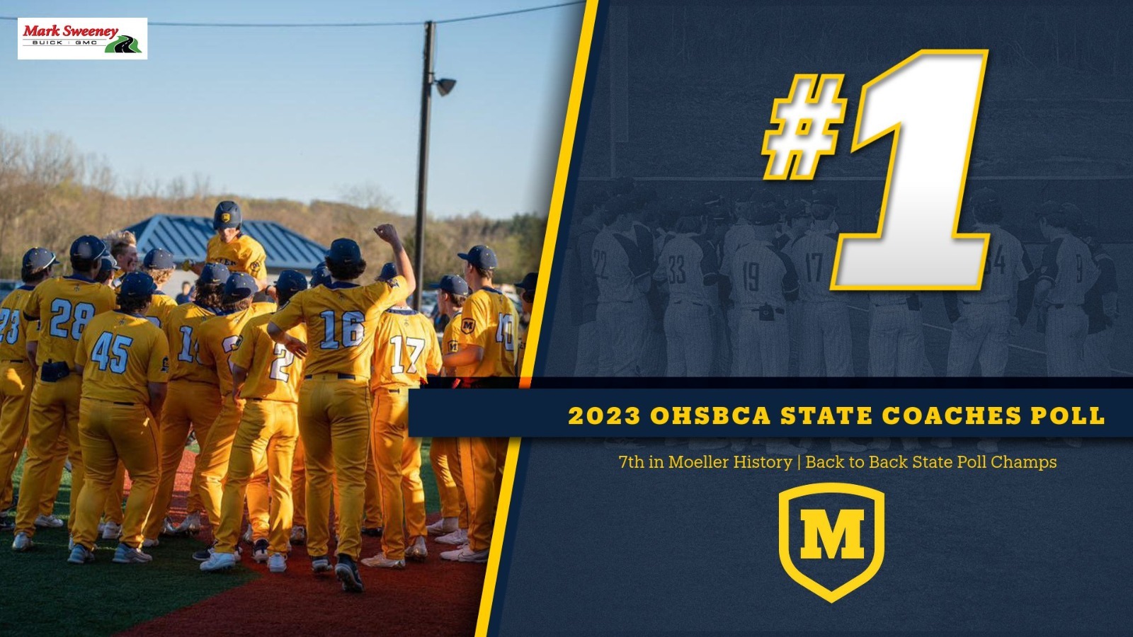 2023 OHSBCA State Poll Champions - Archbishop Moeller Crusaders Athletics