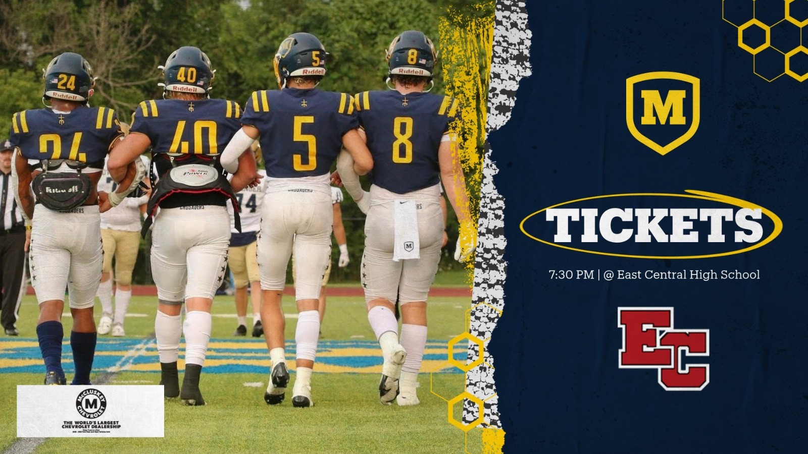 Moeller vs. East Central Tickets - Archbishop Moeller Crusaders Athletics