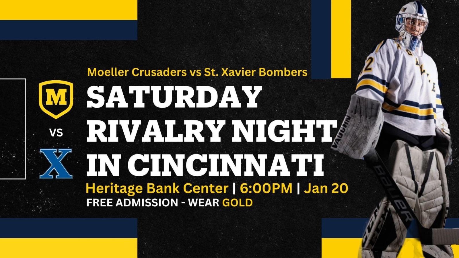 2024 Crosstown Hockey Classic vs. St. Xavier - Archbishop Moeller ...