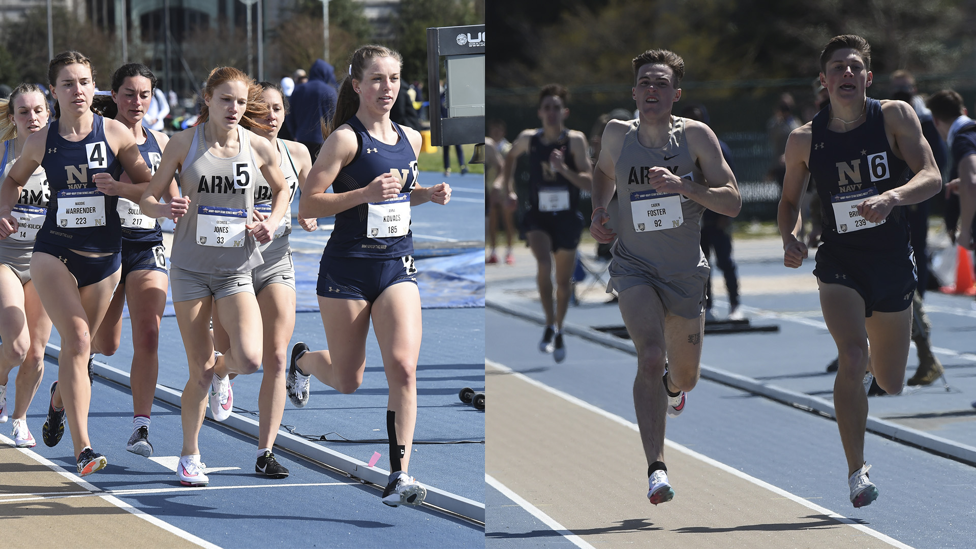 Navy Sweeps Outdoor Track & Field Stars - Army-Navy Game