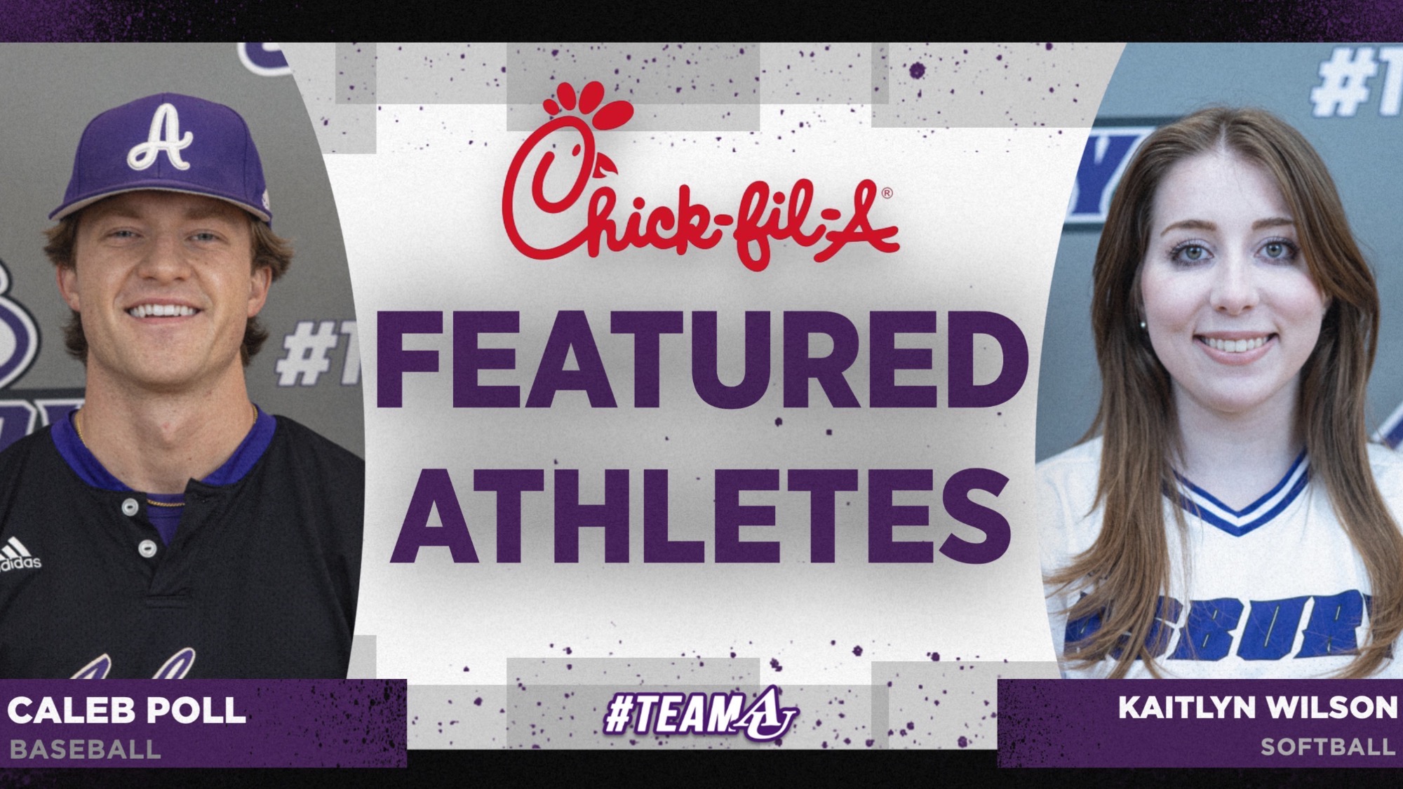 Chick-Fil-A Featured Athletes: Caleb Poll & Kaitlyn Wilson - Asbury ...