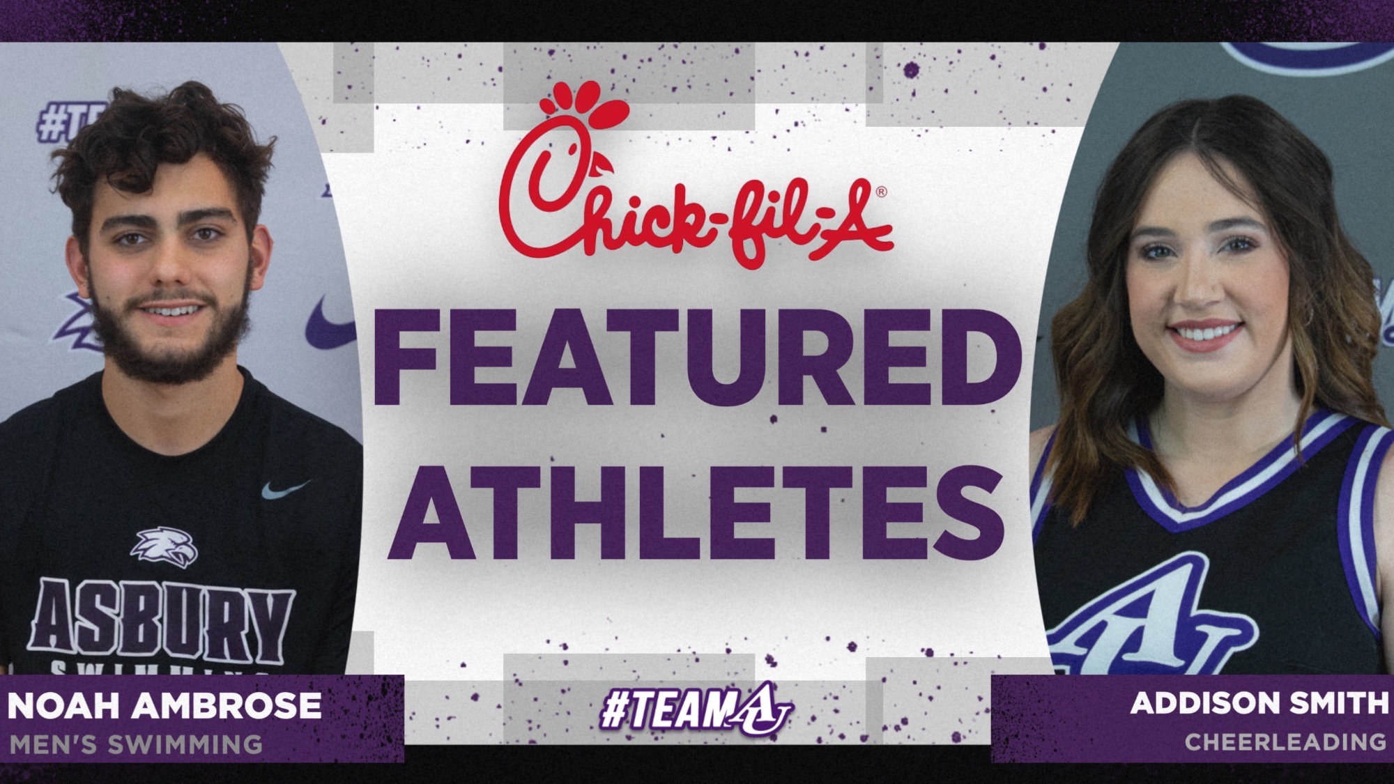 Chick-Fil-A Featured Athletes: Noah Ambrose & Addison Smith - Asbury ...