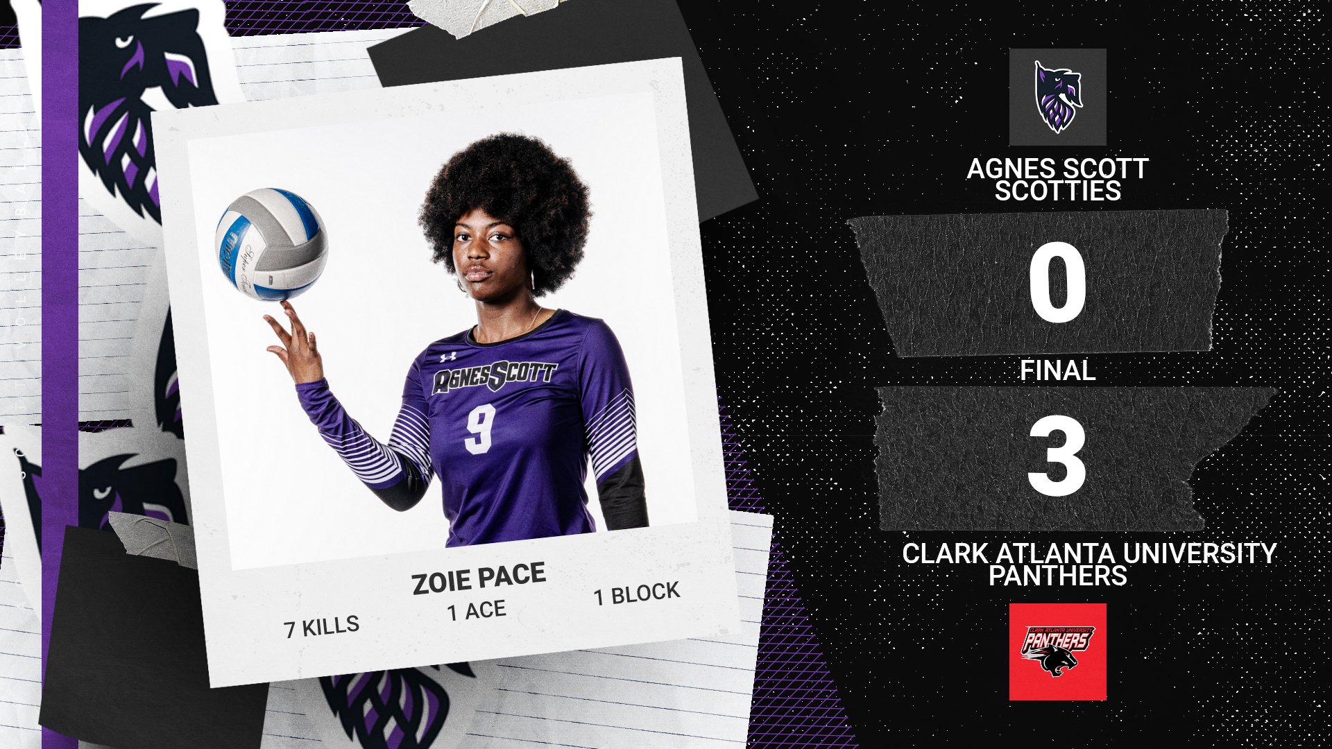 Scotties Volleyball Battled Tough But Fell in Straight Sets to Clark ...