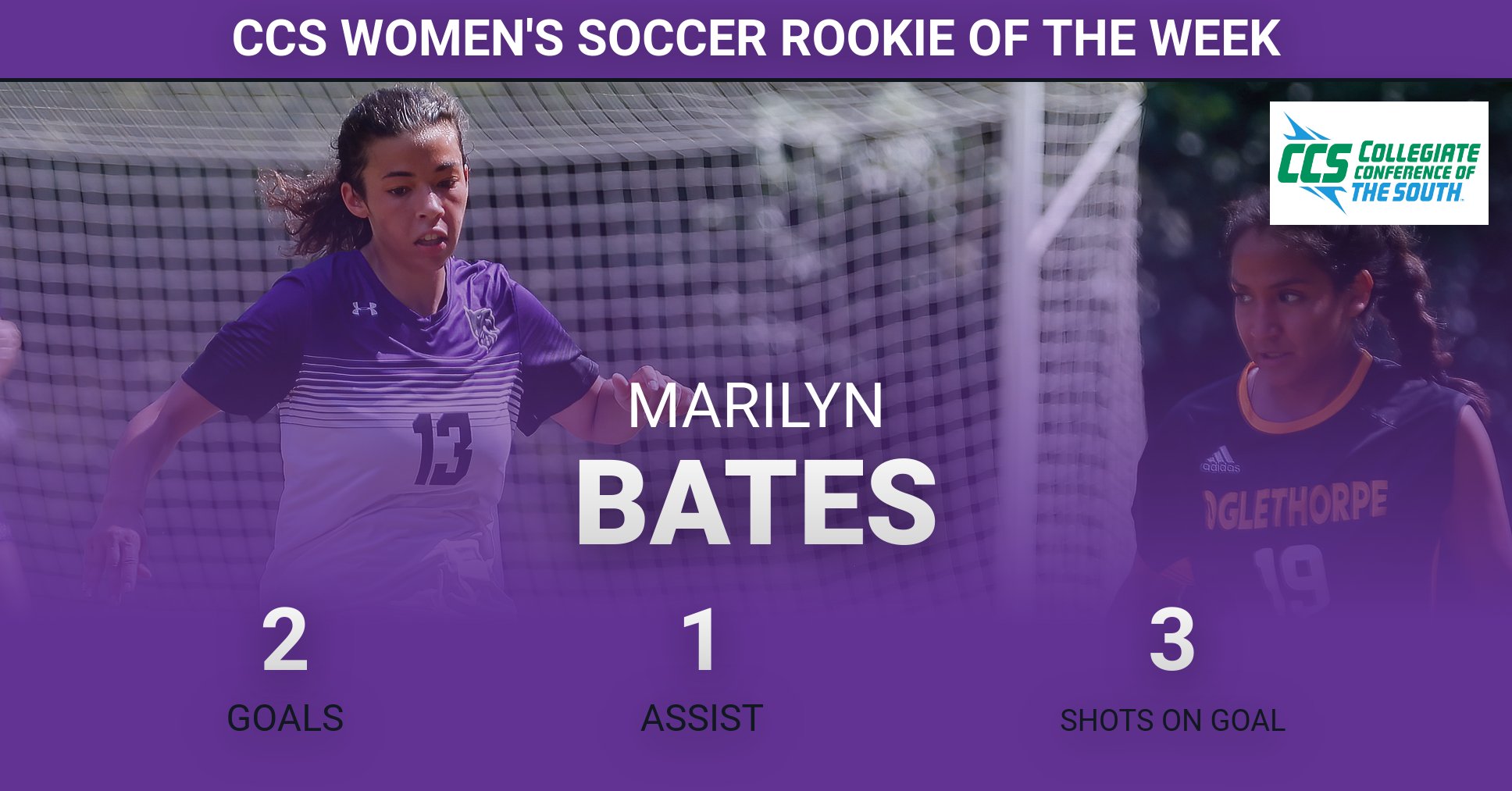 Marilyn Bates Named CCS Women's Soccer Rookie of the Week - Agnes Scott ...
