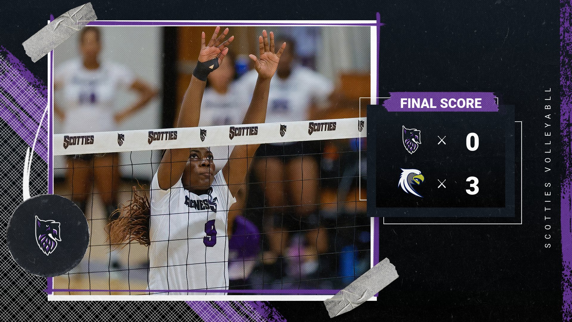 Volleyball Falls On The Road at Toccoa Falls College - Agnes Scott College