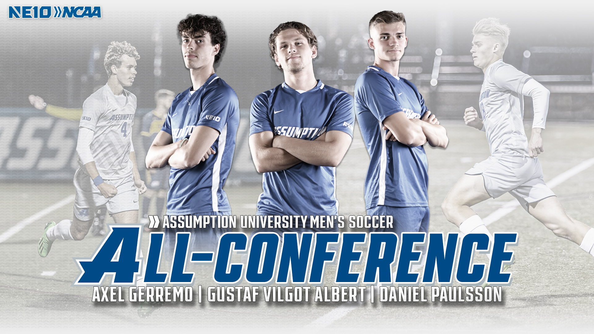 Gustaf Vilgot Albert Named NE10 Rookie of the Year - Assumption University