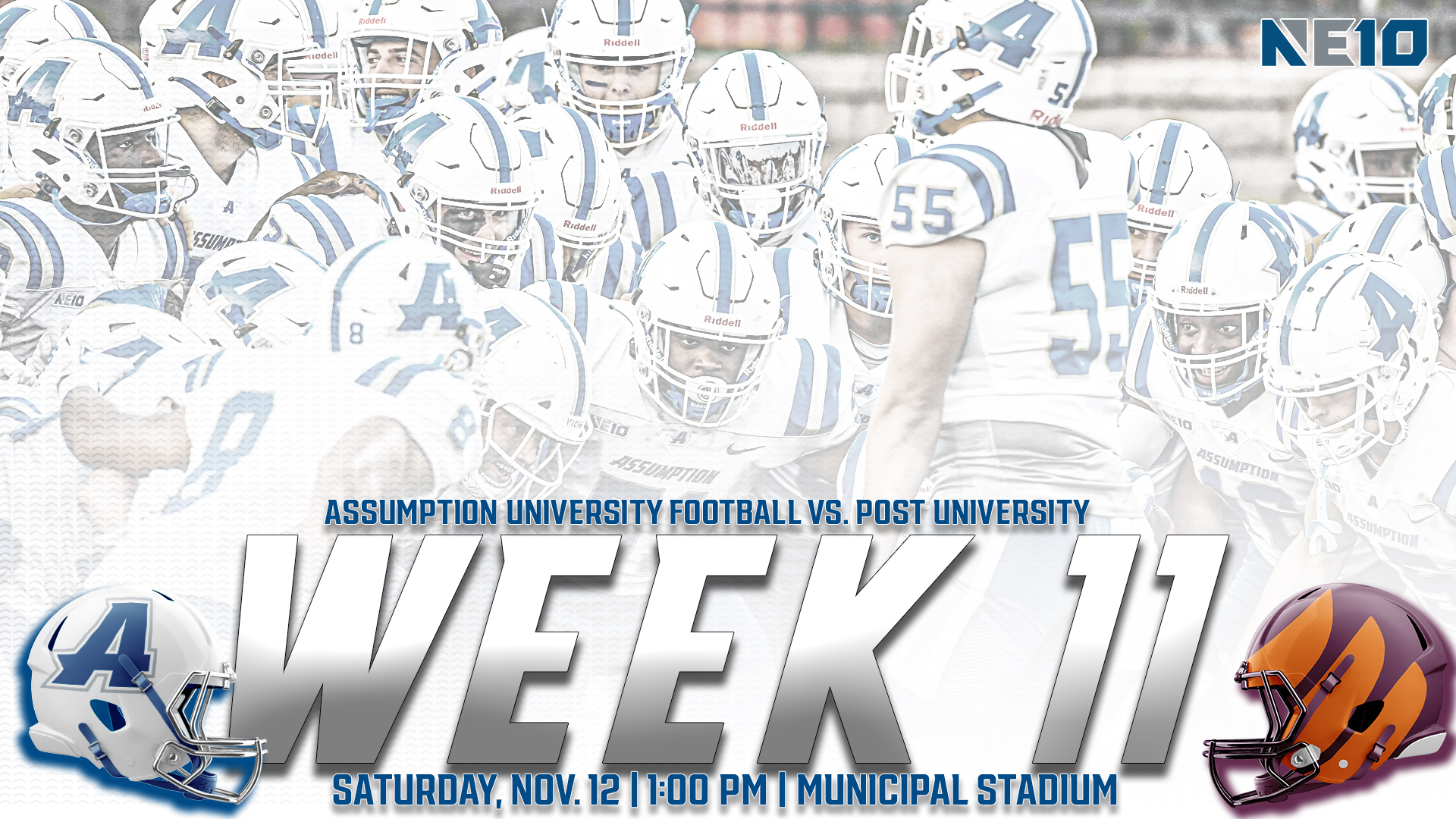 PREVIEW: Football Wraps Up Regular Season at Post - Assumption University