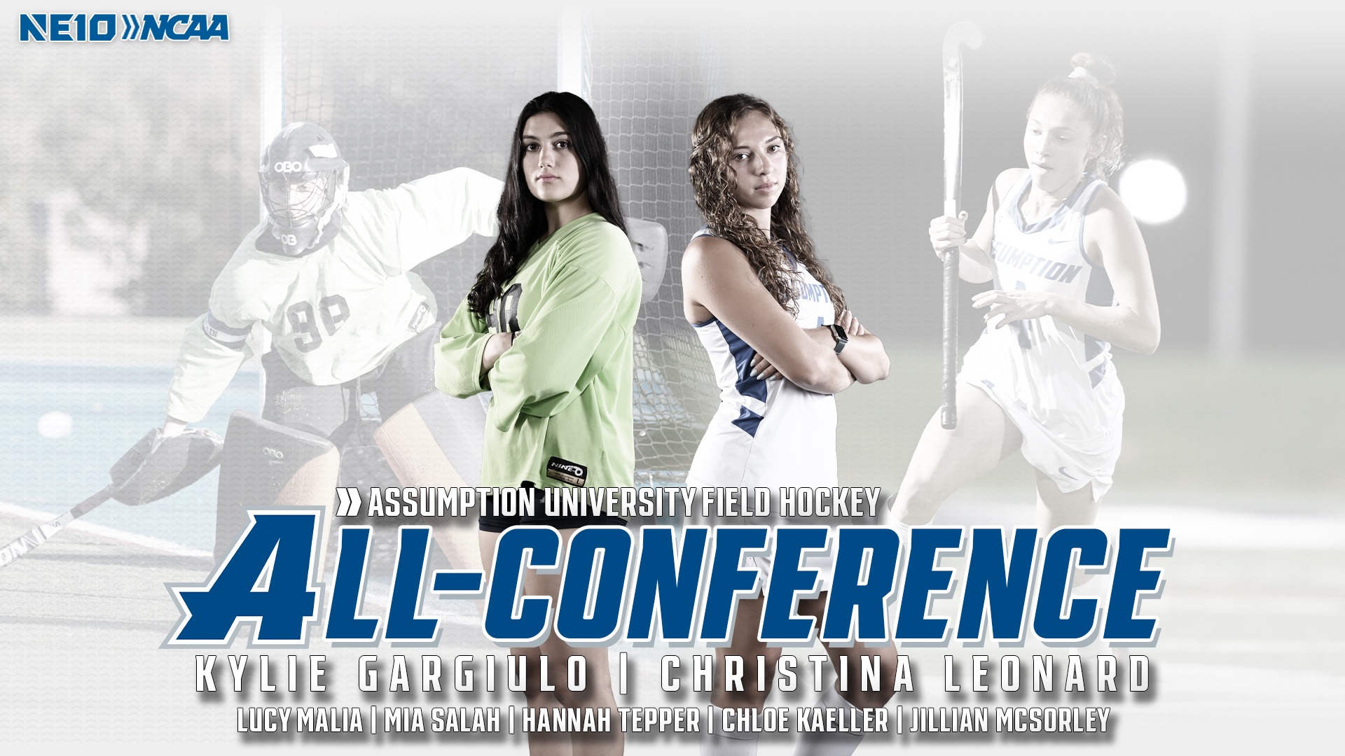 Field Hockey Places Five on All-NE10 Teams - Assumption University