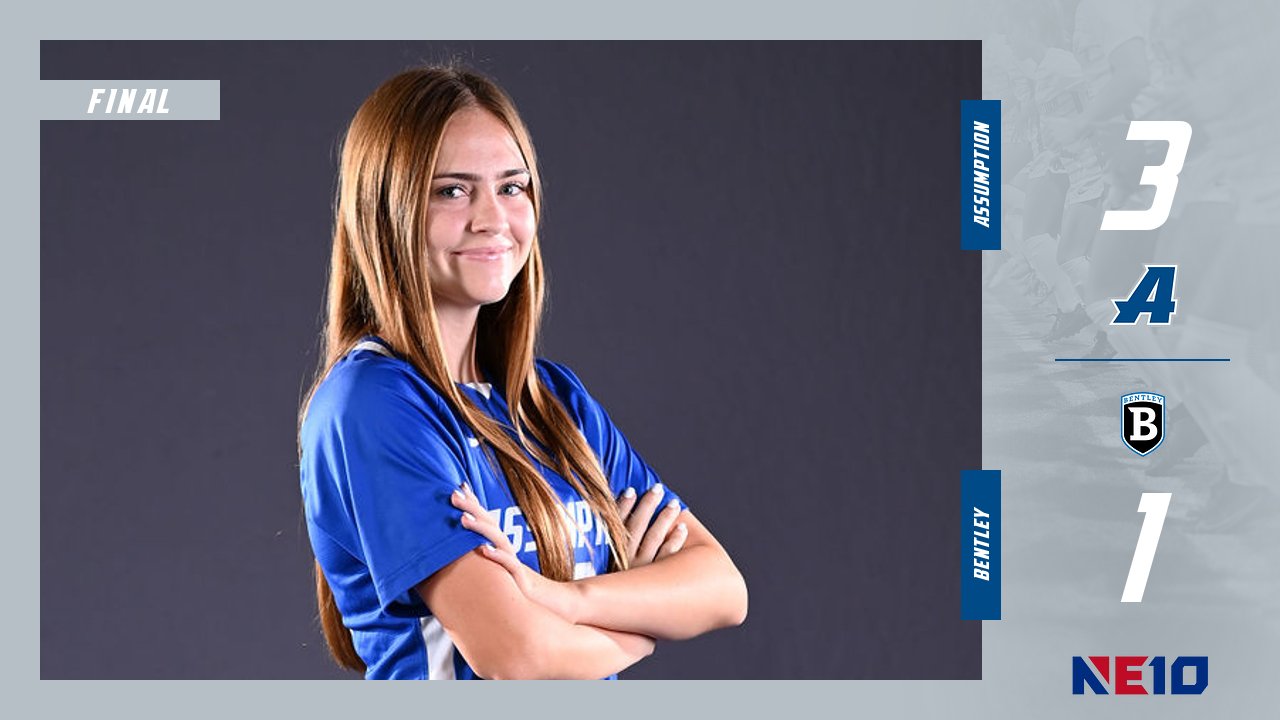 Connolly Leads Women's Soccer Past Bentley, 3-1 - Assumption University