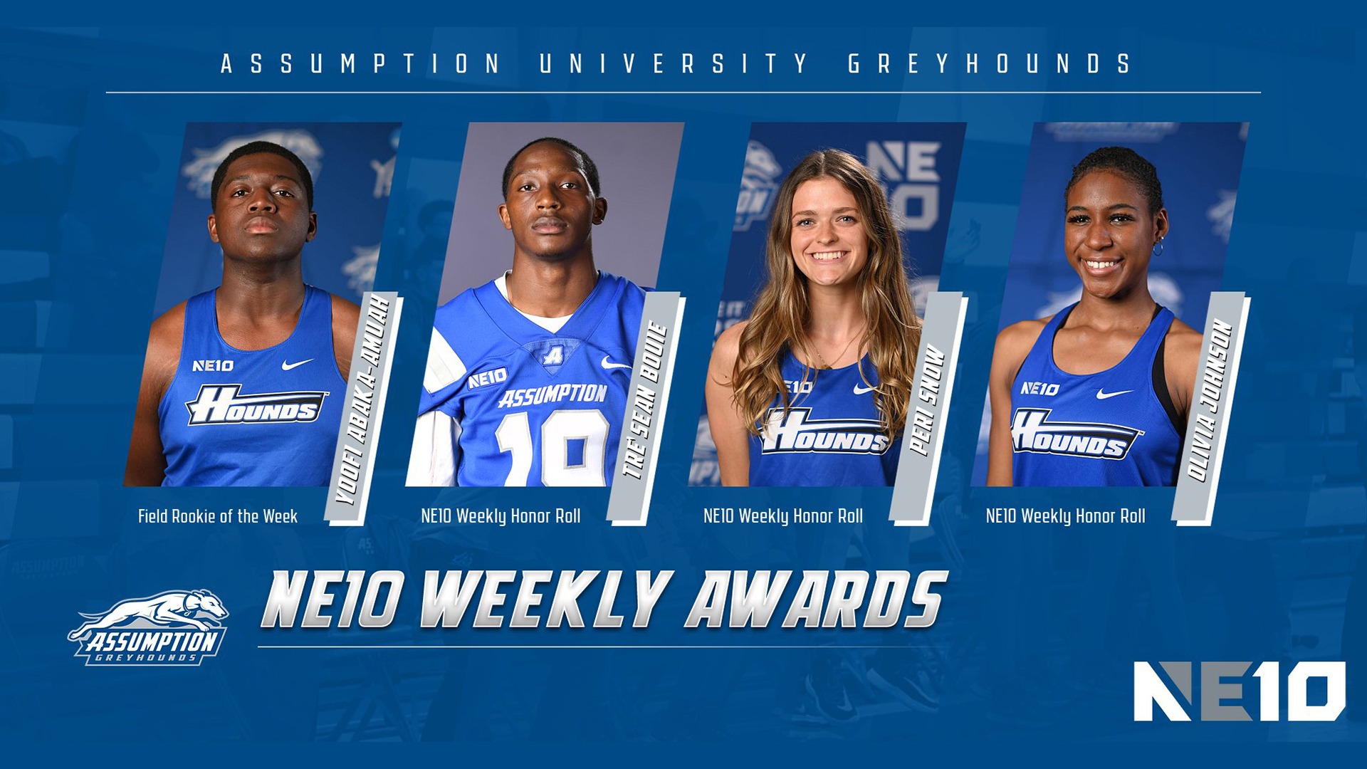 Abaka-Amuah Named NE10 Field Rookie of the Week for Fifth Time ...