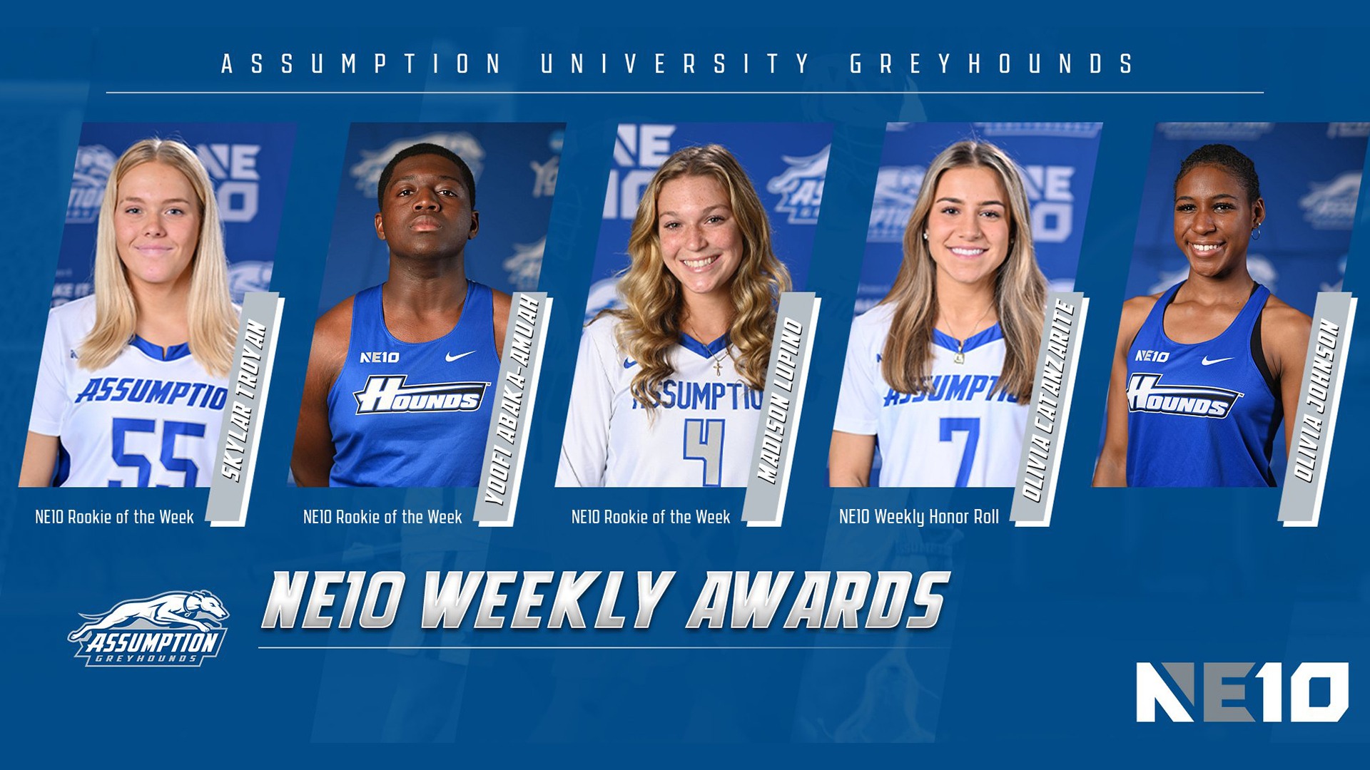 Troyan, Abaka-Amuah, and Lupino all claim NE10 Rookie of the Week ...