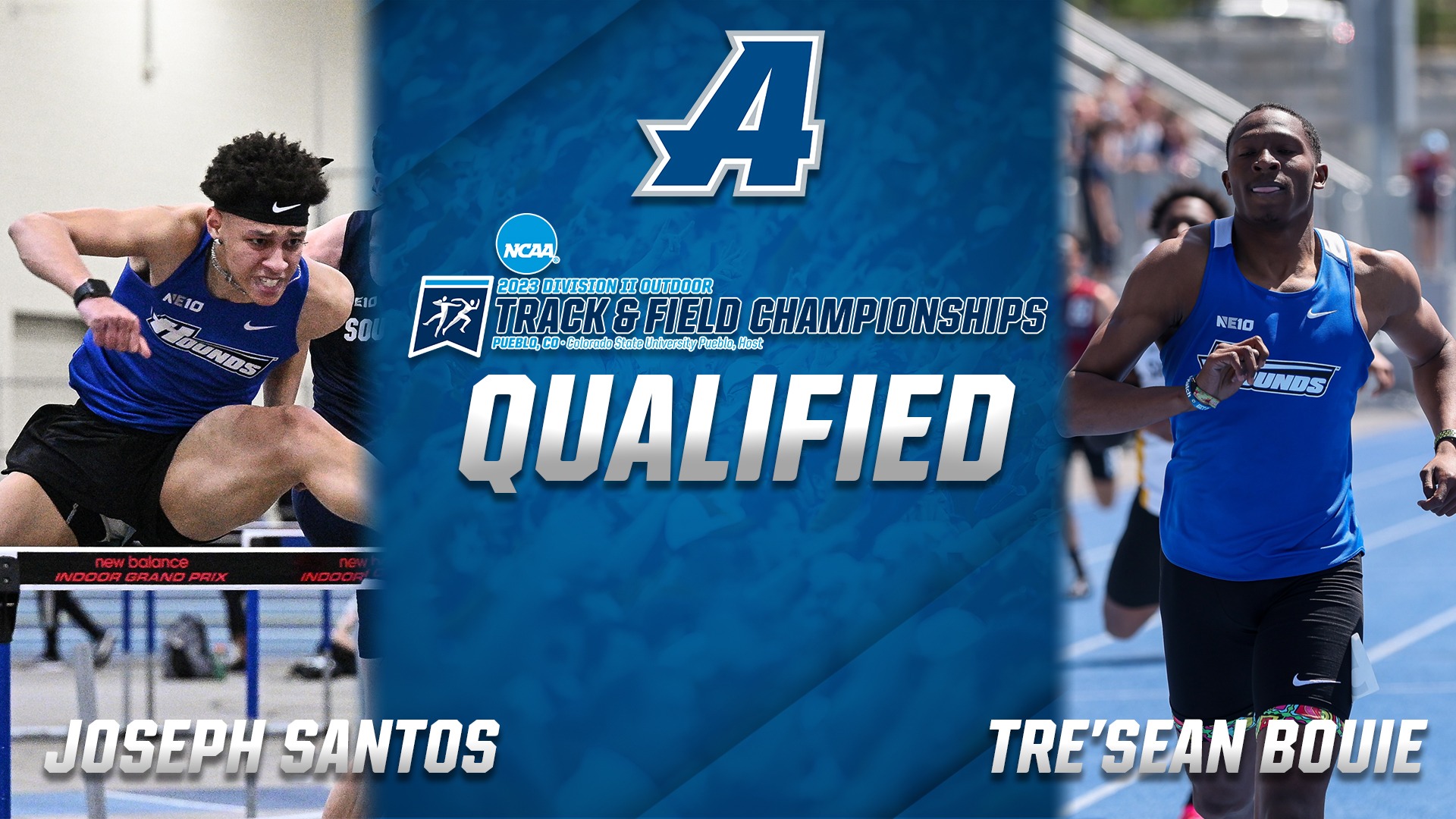 Bouie and Santos race their way to NCAA Championships - Assumption ...