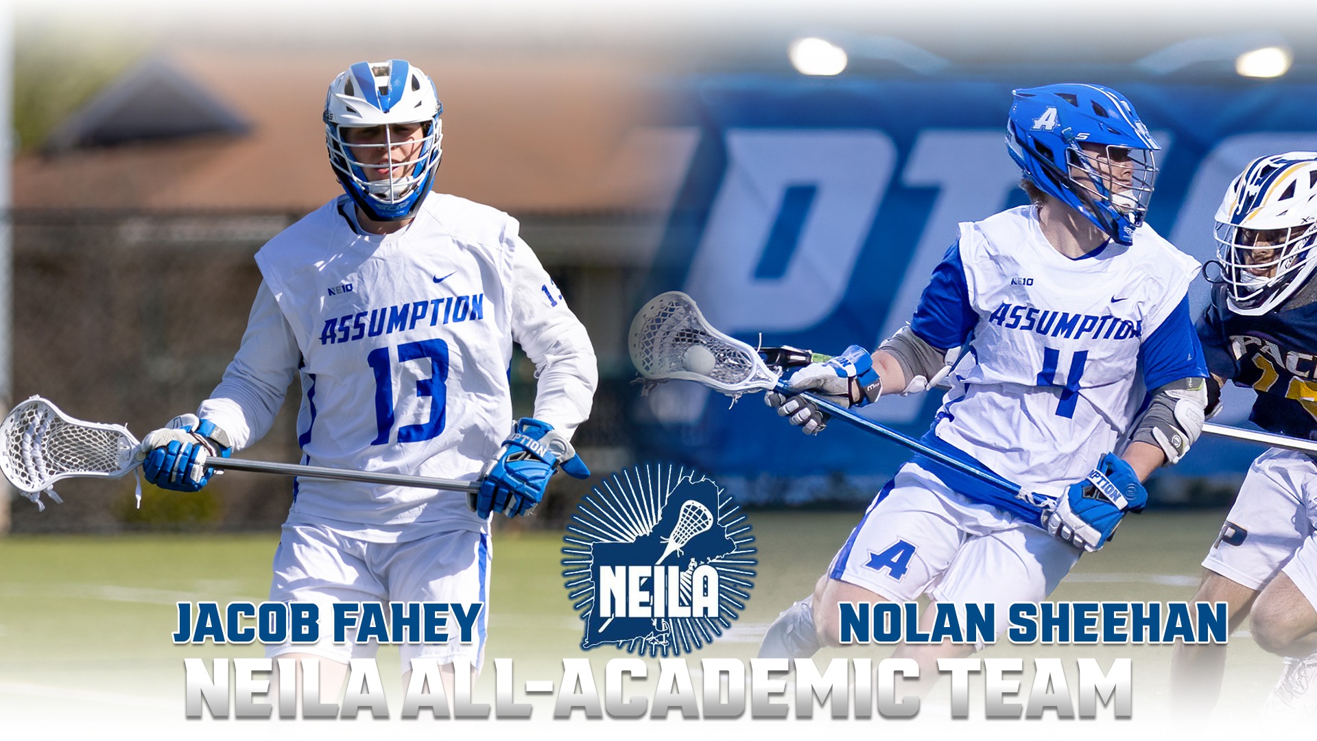 Fahey and Sheehan named to NEILA All-Academic Team - Assumption University