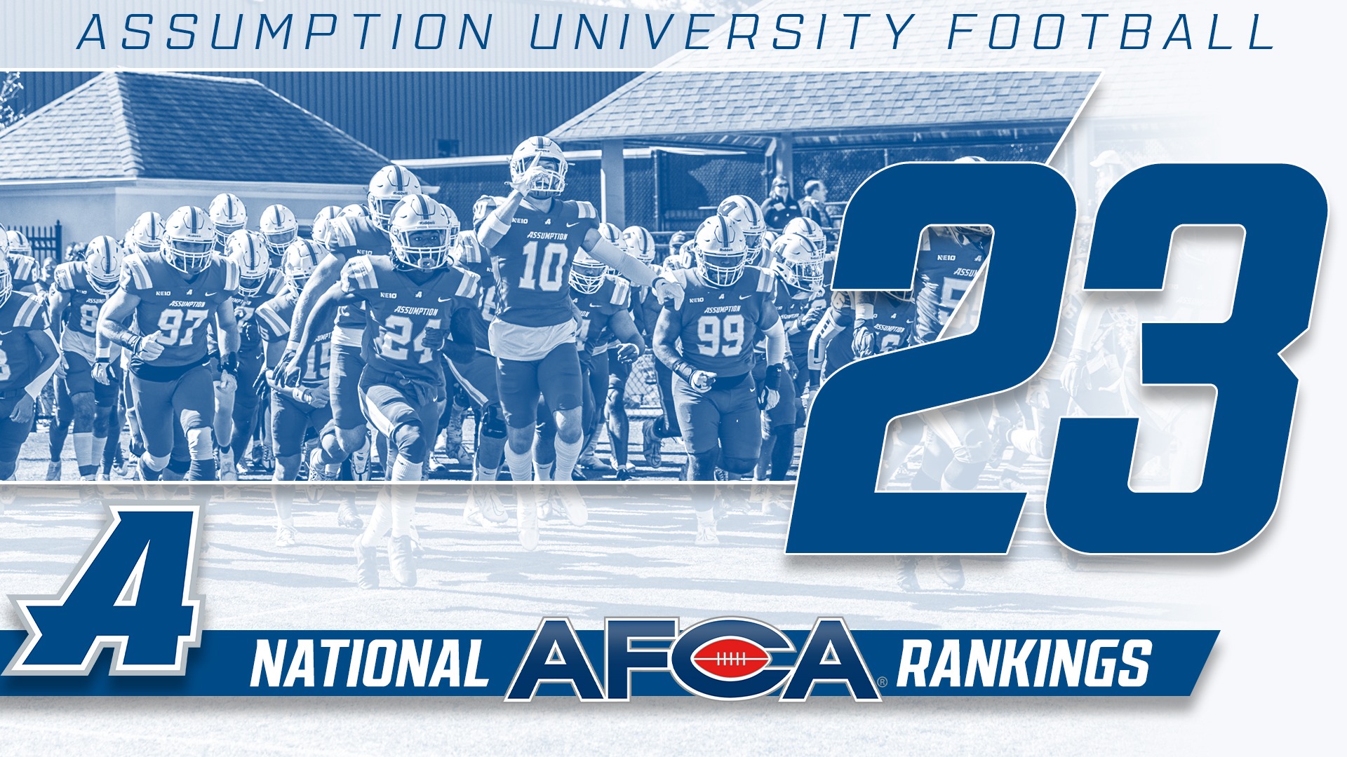 Football opens the year at No. 23 in AFCA National Poll - Assumption ...