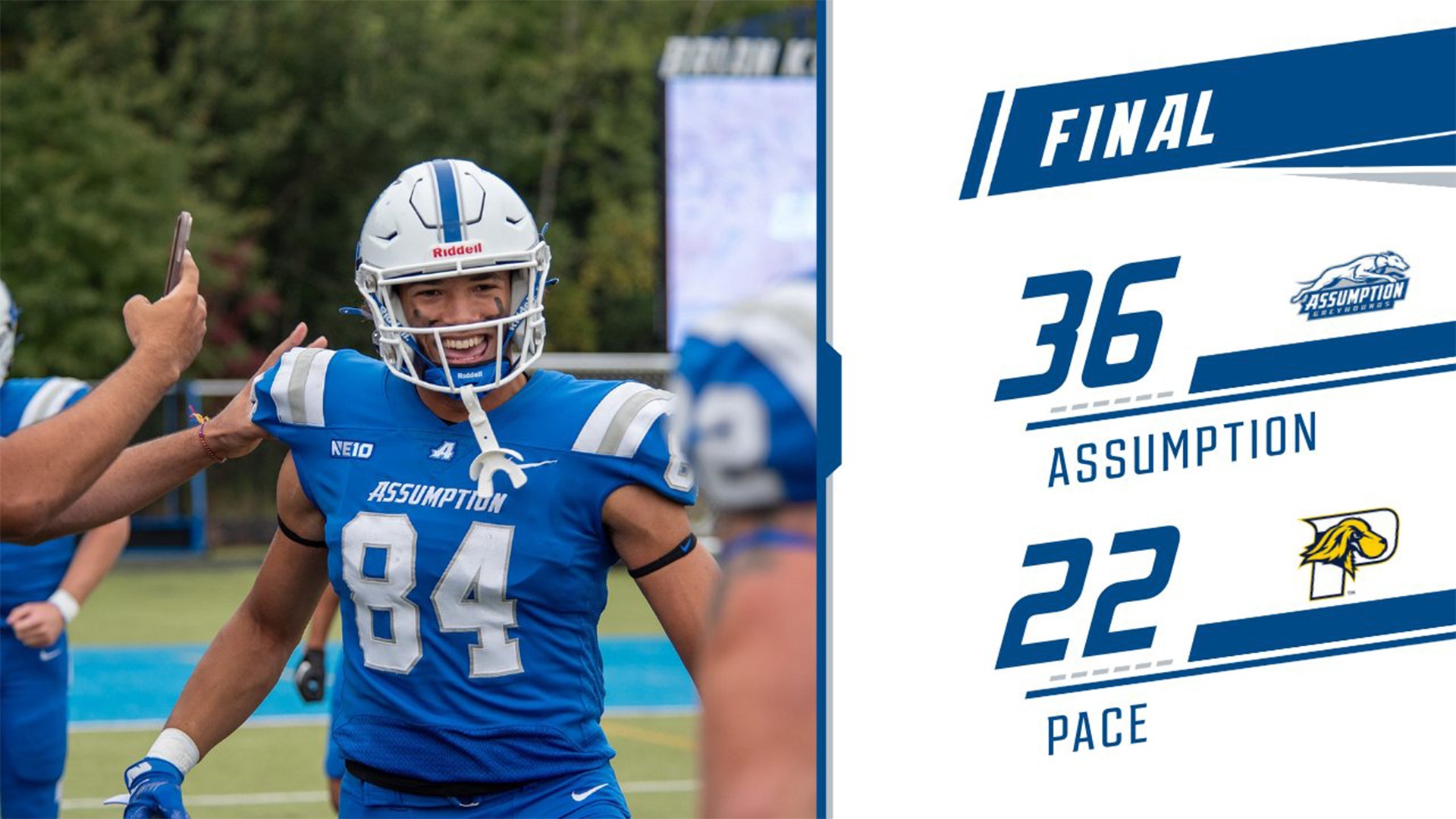 No. 23 Football bounces back with 36-22 Family Weekend win over Pace ...