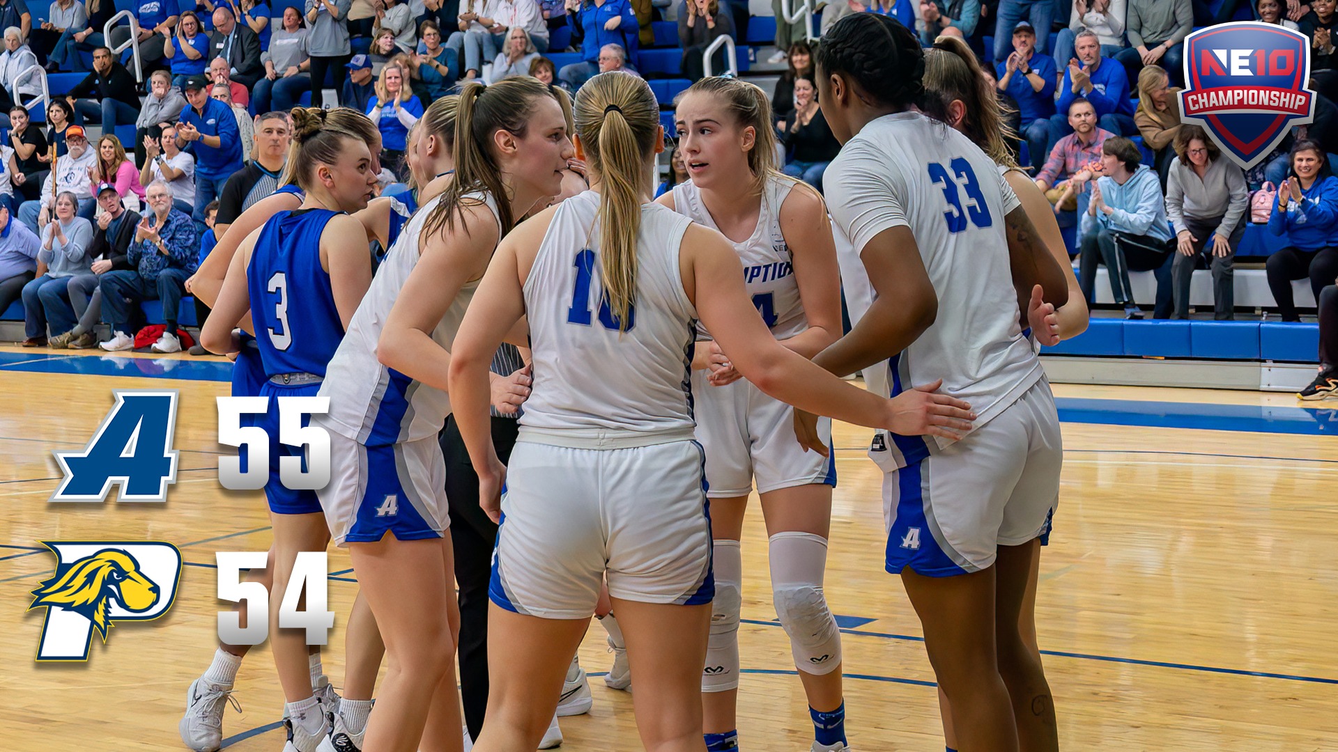 Molly Stokes' game-winner lifts Women's Basketball past Pace, 55-54 in ...