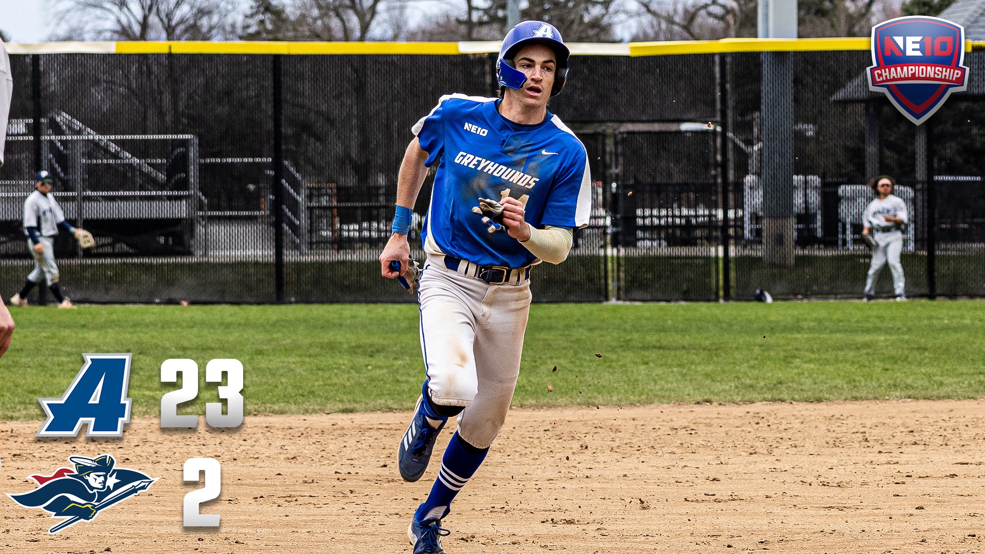 Baseball eliminates top-seeded SNHU, 23-2 in NE10 Tournament ...
