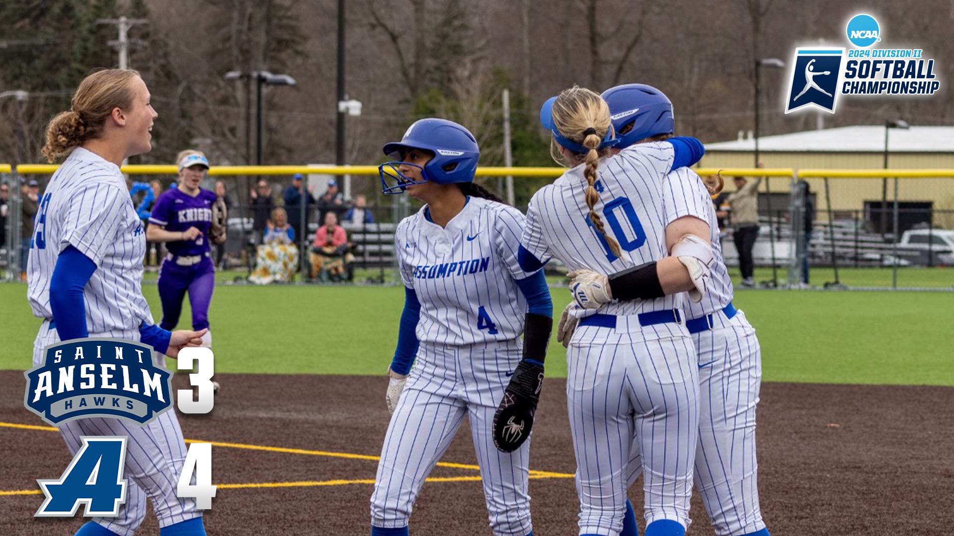 Softball walks off NCAA first-round matchup vs. Saint Anselm, 4-3 ...