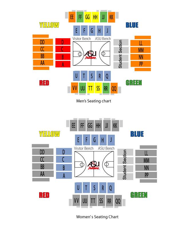 Basketball Seating Chart - Arkansas State University