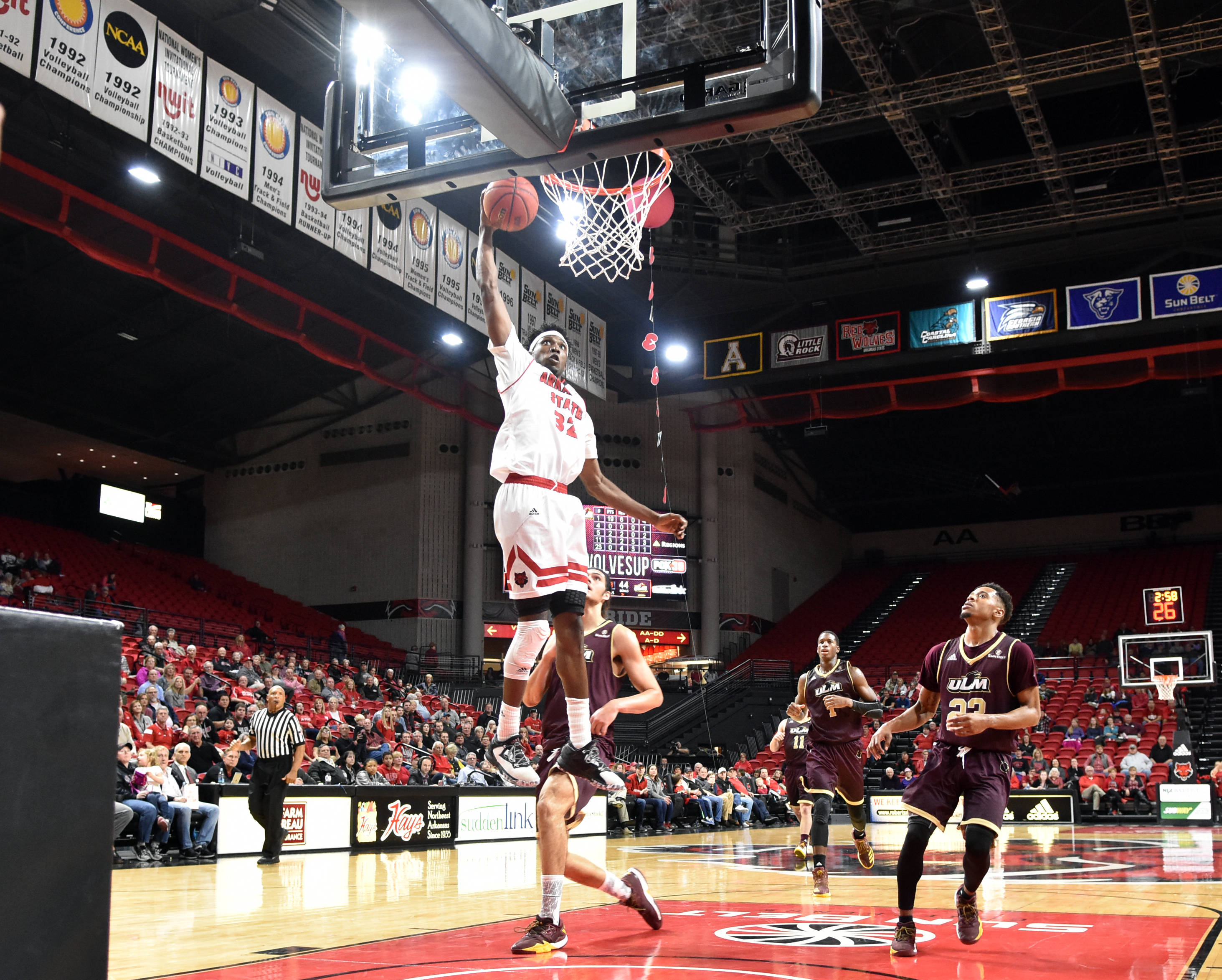 Team Effort Carries A-State Men's Basketball Past ULM - Arkansas State ...