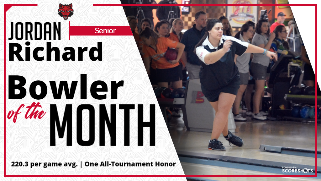 Jordan Richard Named SBL Bowler of the Month - Arkansas State University