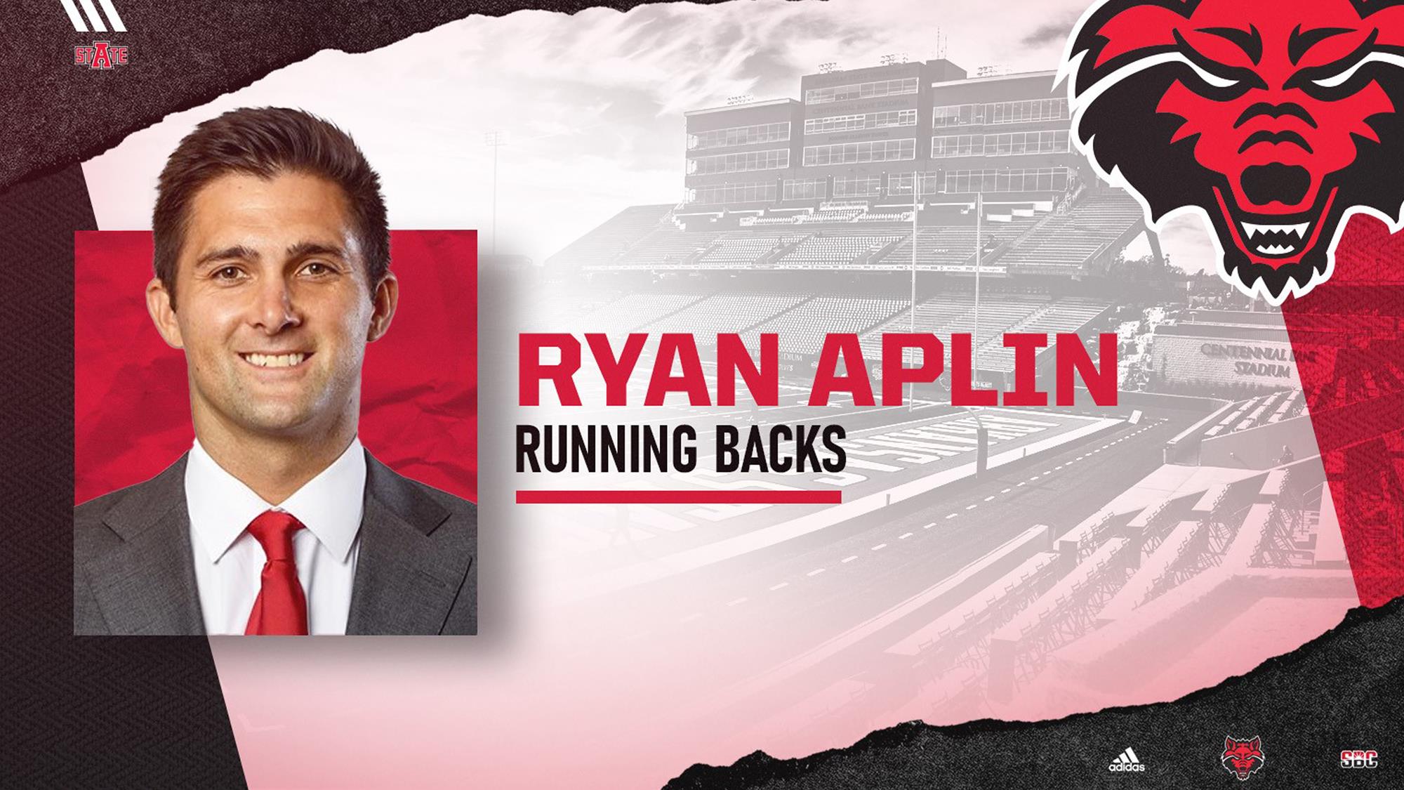 A-State Names Aplin Running Backs Coach - Arkansas State University