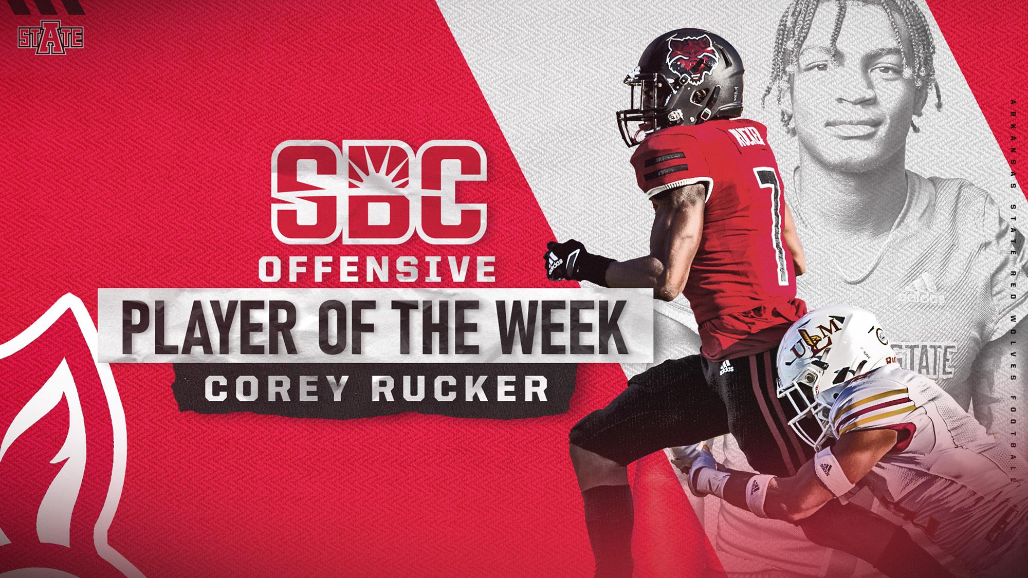 Rucker Tabbed Sun Belt Offensive Player of the Week - Arkansas State ...