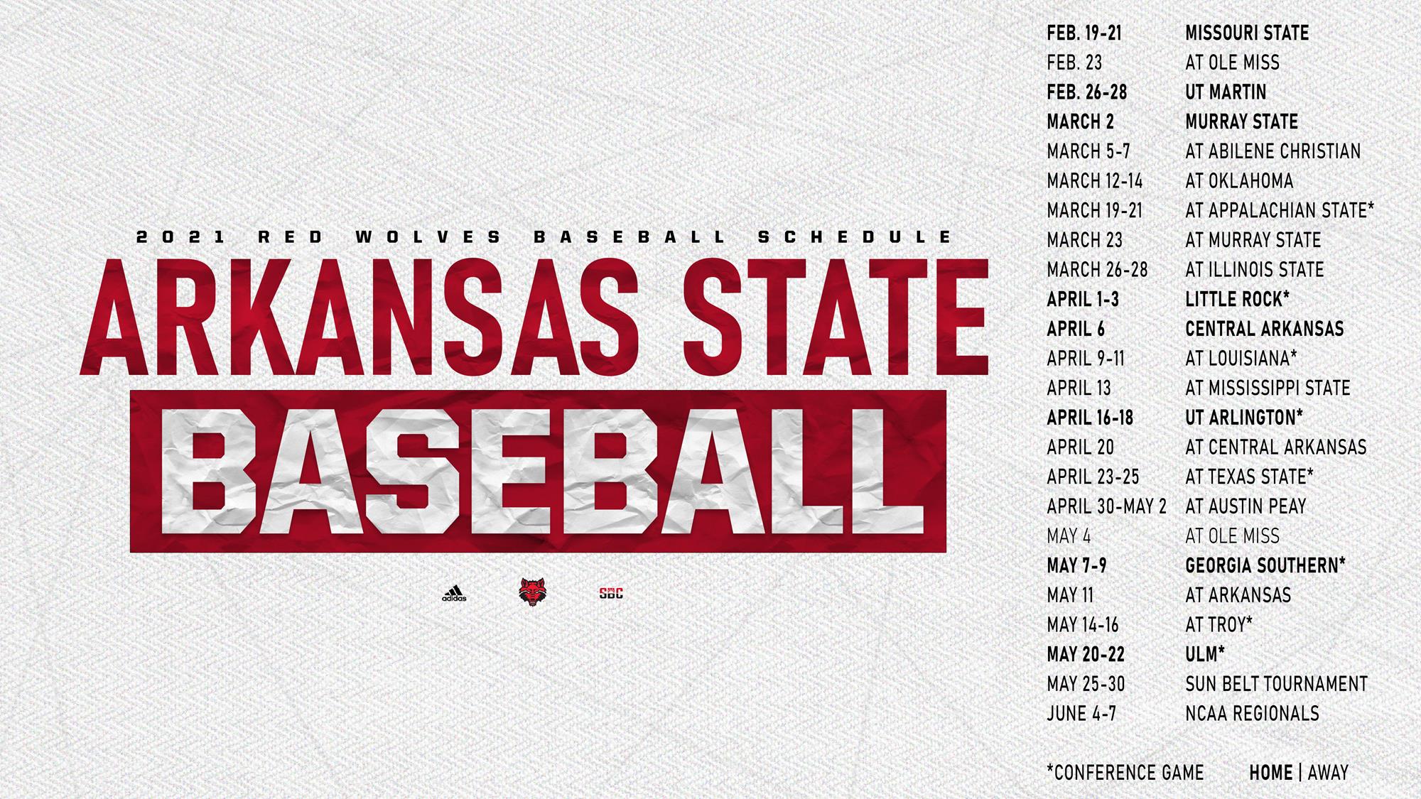 Reveals 2021 Schedule - Arkansas State University