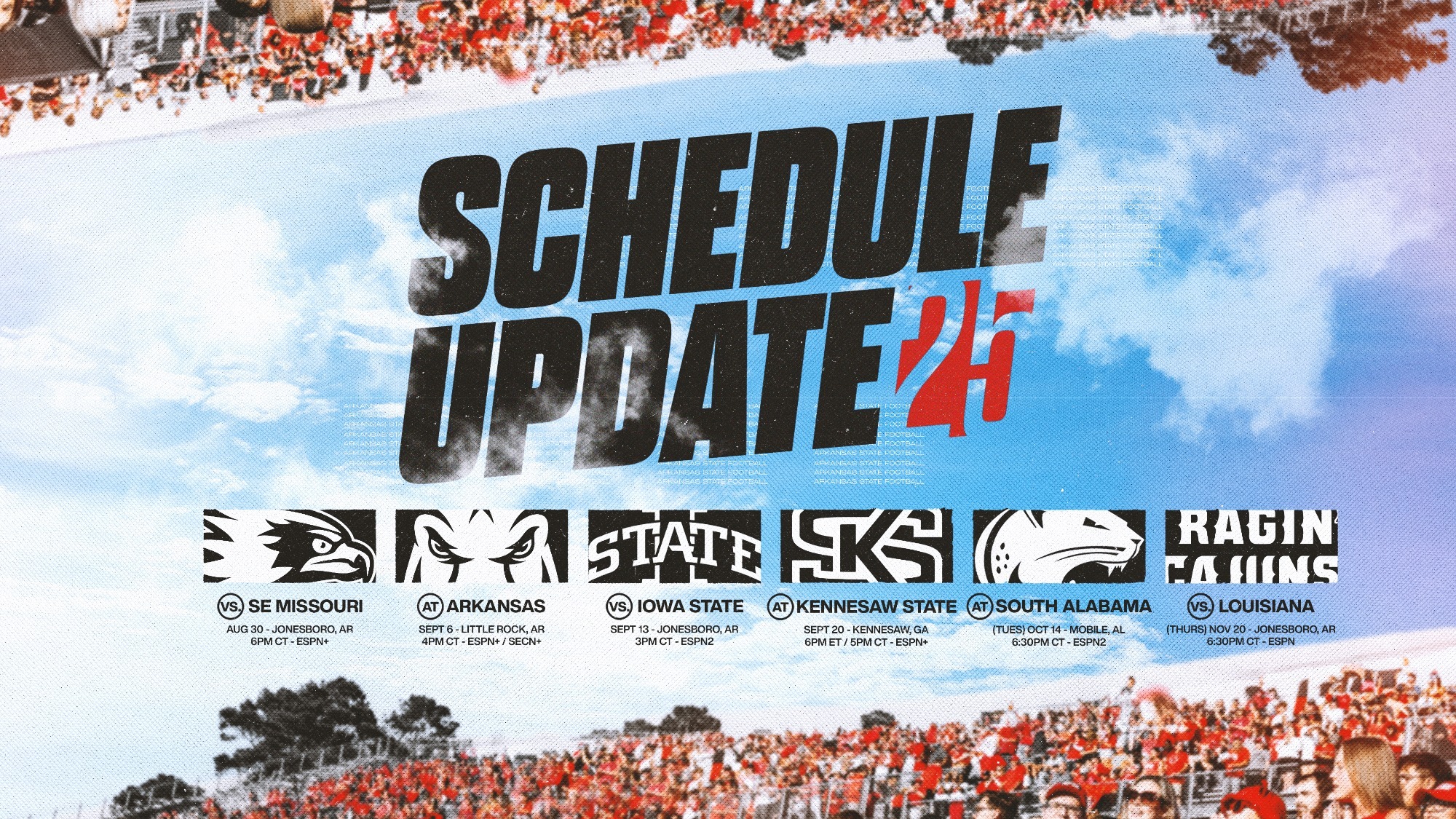 A-State Updates Ticket Information for 2025 Football Game Versus ...