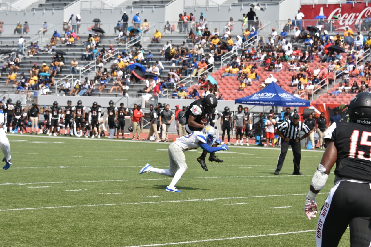Golden Rams Dominate Panthers of Clark Atlanta University, 54-19 ...