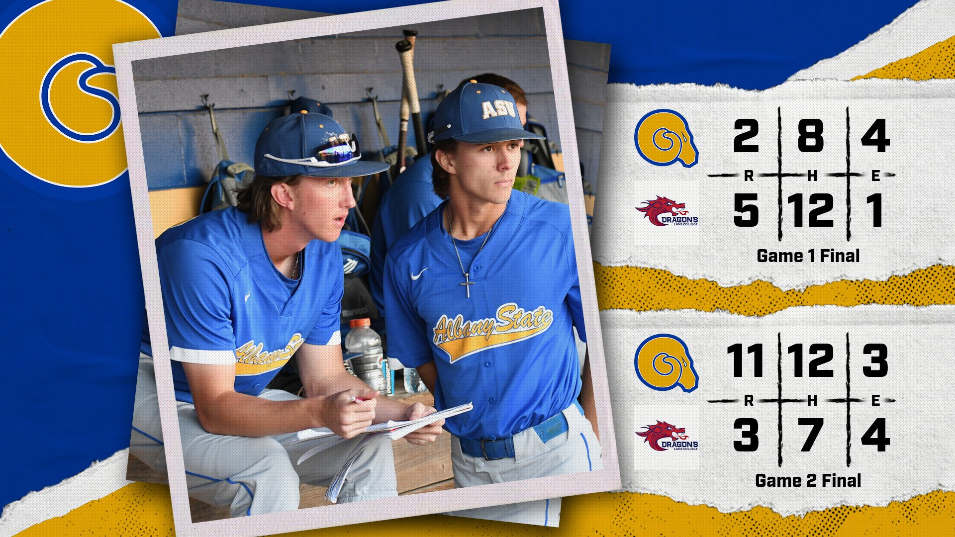 ASU Four-Run Fifth Leads to Baseball Split Against Lane College ...