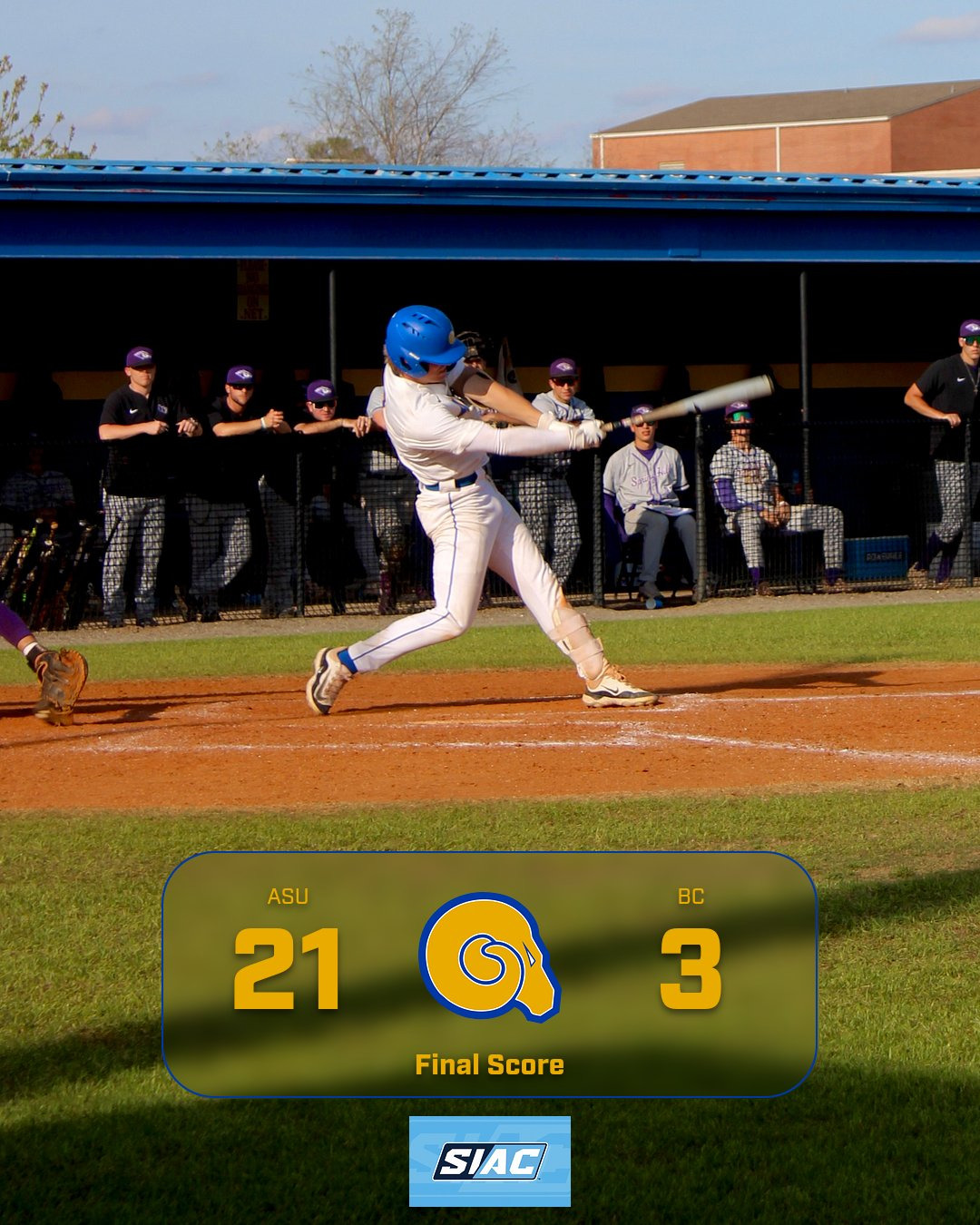 ASU Breaks Open Game in Big Way, Completes 6th-Straight SIAC Series ...