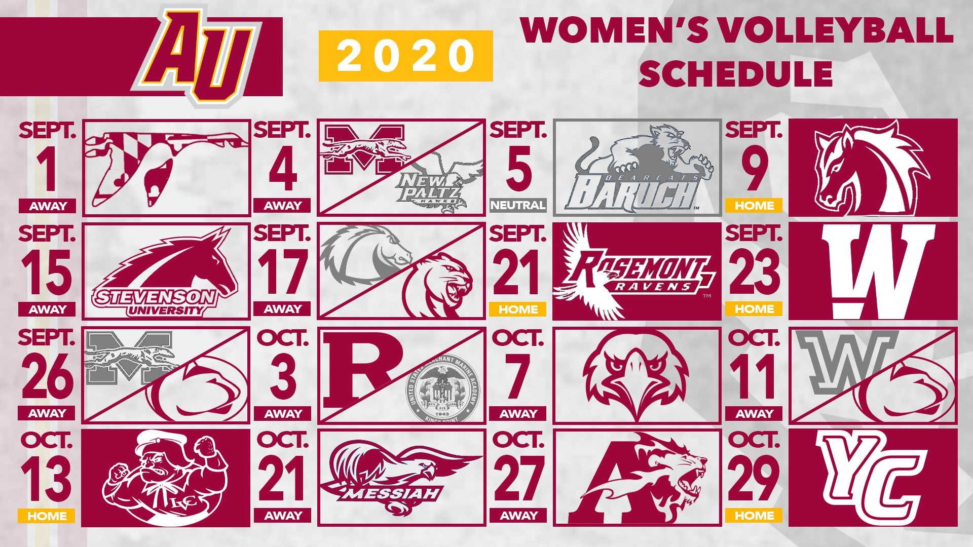Women's Volleyball Announces 2021 Schedule - Alvernia University Athletics
