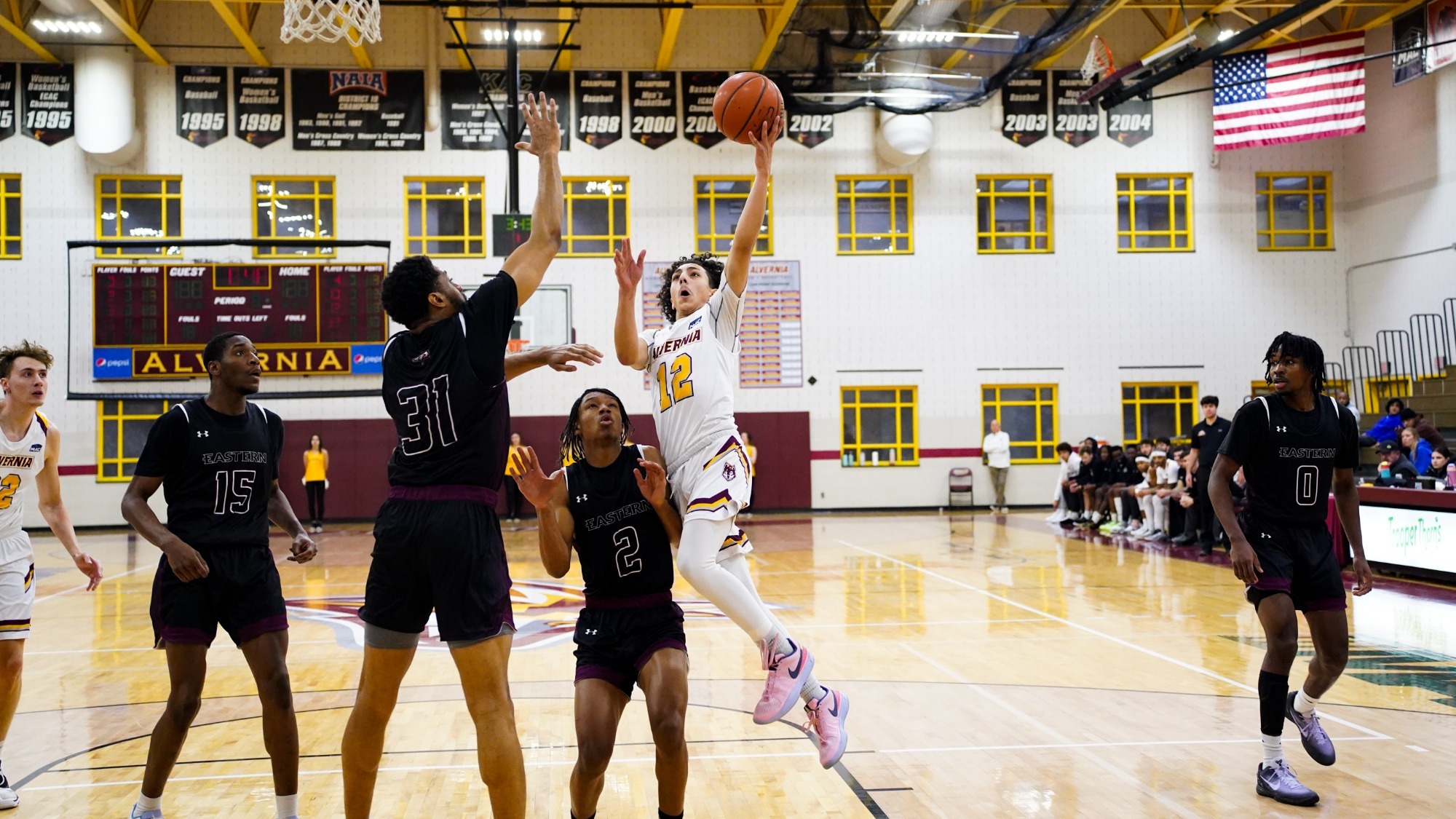 Eagles Take Down Golden Wolves, 100-78 - Alvernia University Athletics
