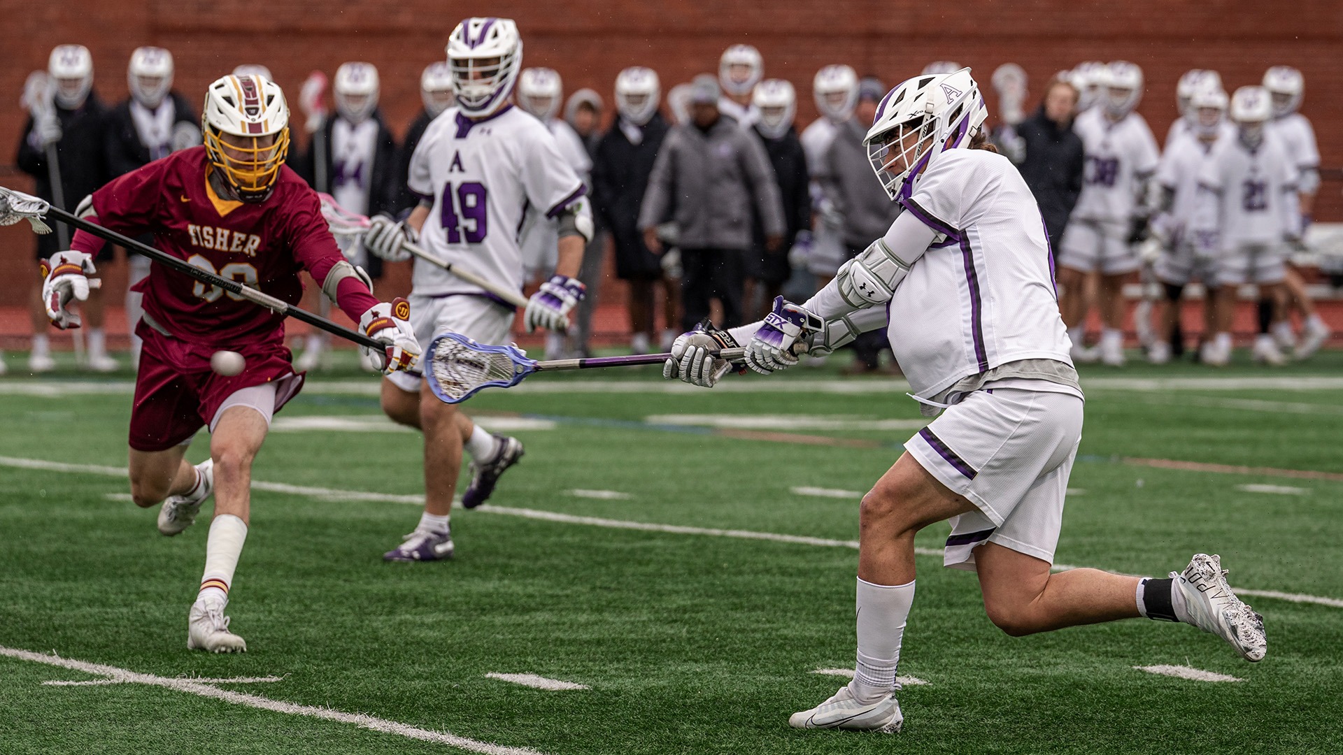#9 Mammoths roll to 22-15 victory over St. John Fisher - Amherst College