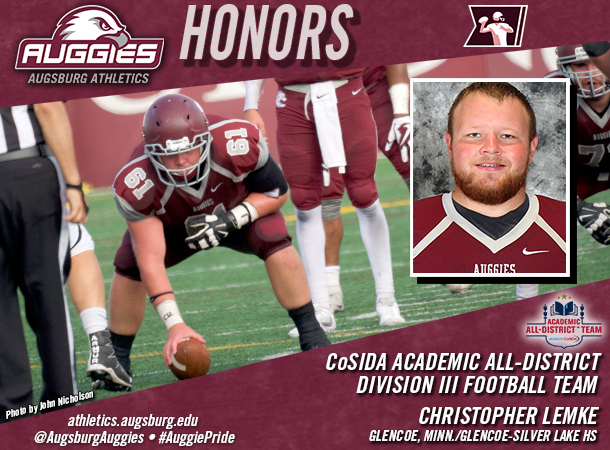 Christopher Lemke - Football - Augsburg University Athletics