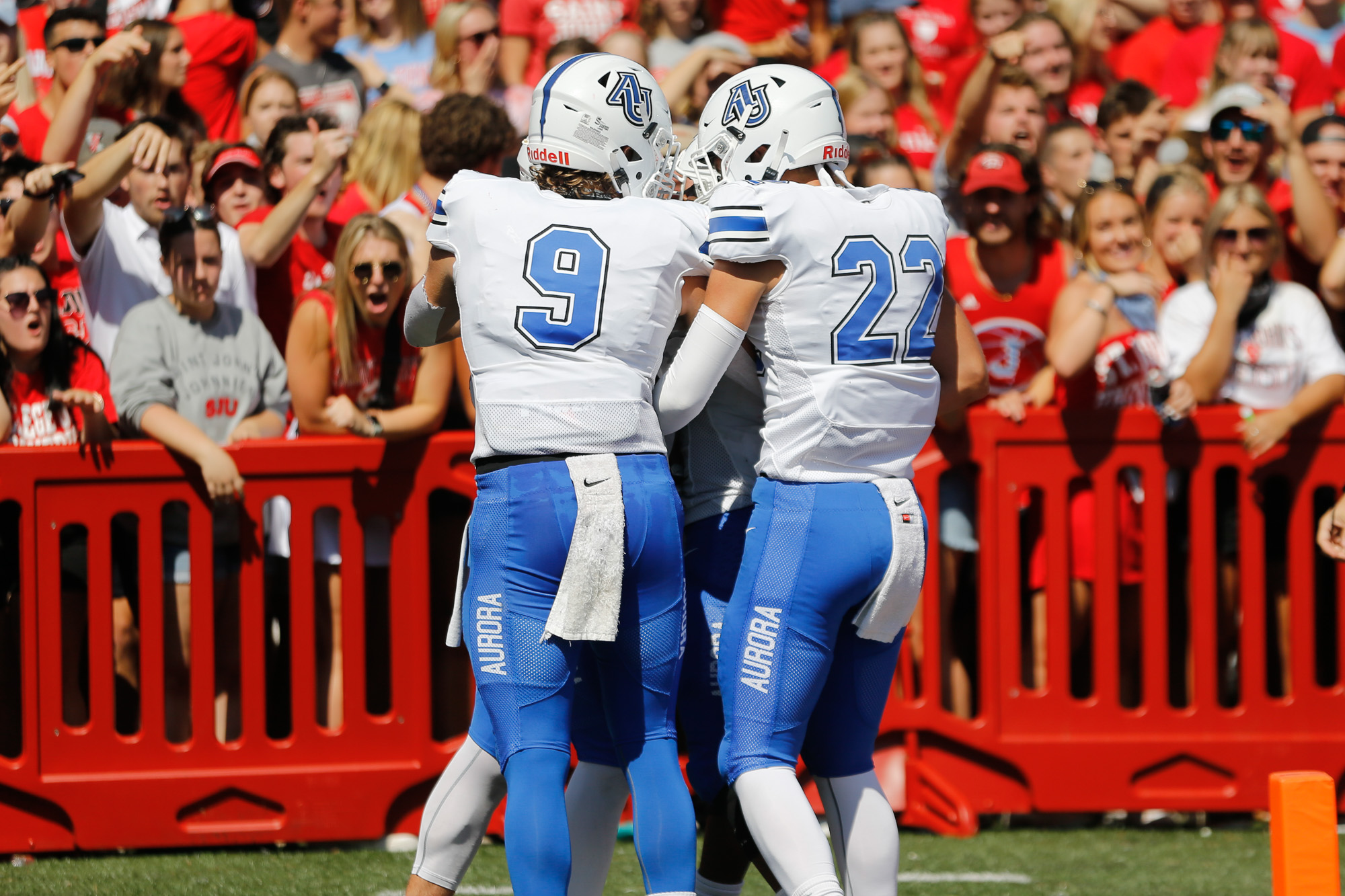 Spartans and Johnnies play another epic contest - Aurora University ...