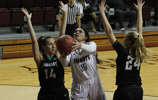 Four score in double figures as Knights women's basketball roars past ...